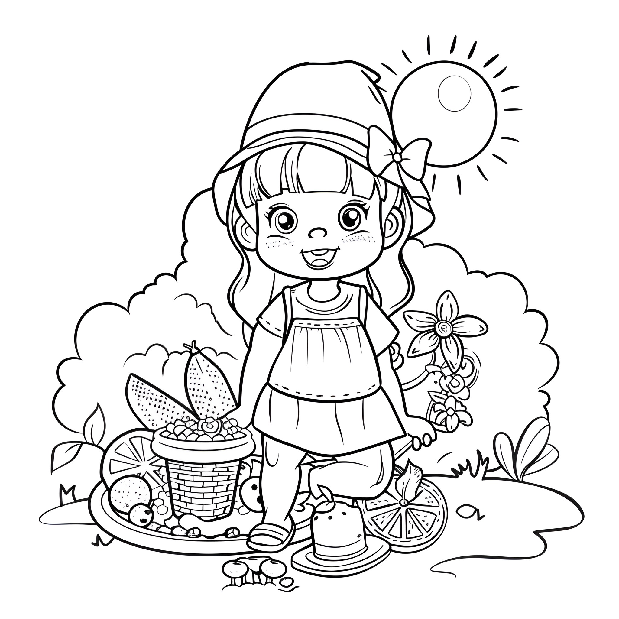 Best Summer Coloring Pages (Free Printable PDF)