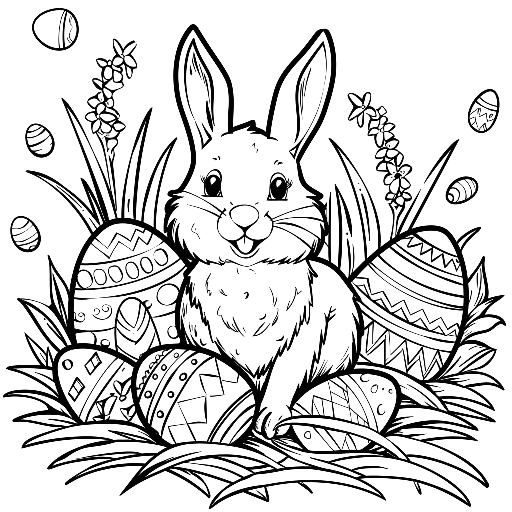 51 Best Easter Coloring Pages (Free Printable PDFs)
