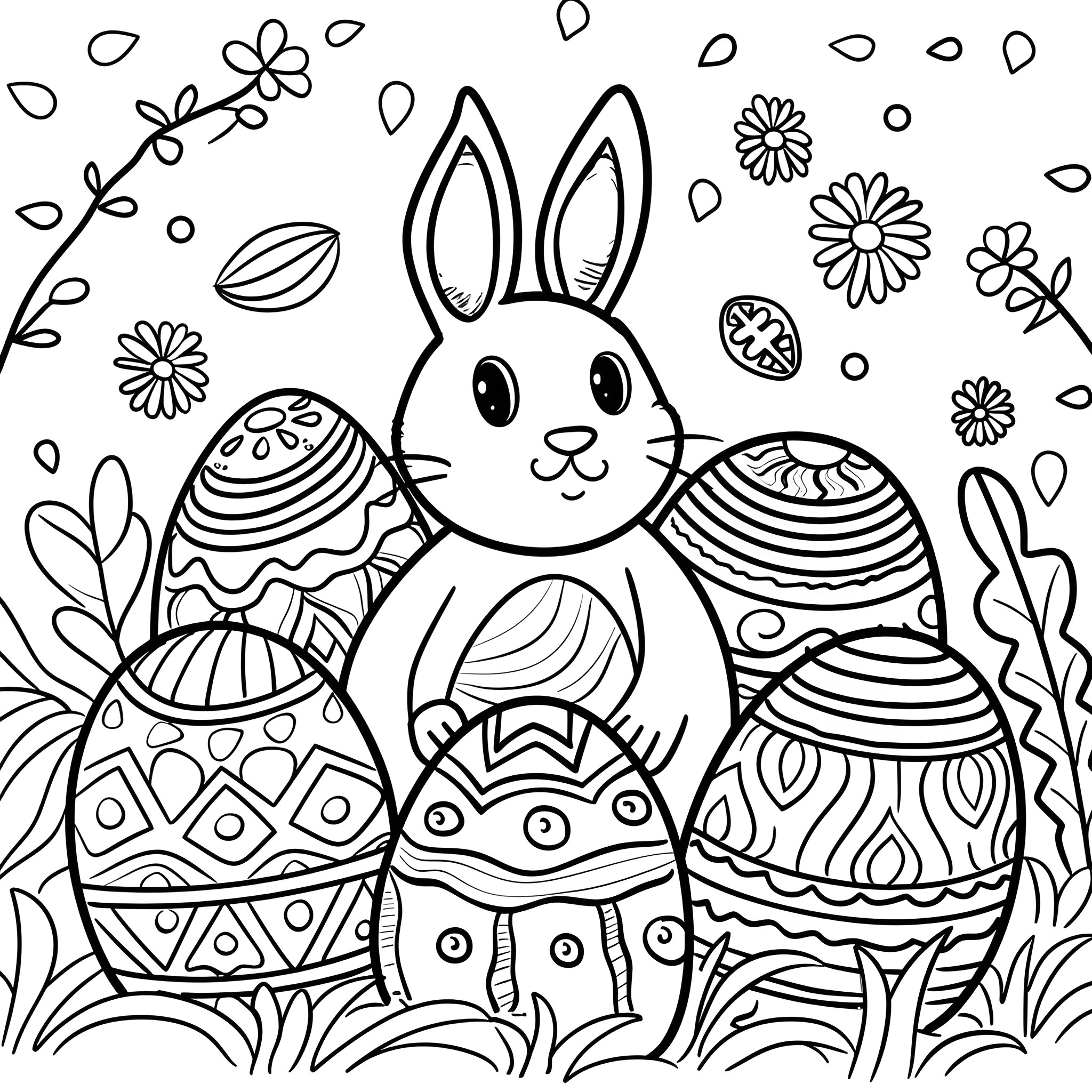 51 Best Easter Coloring Pages (Free Printable PDFs)