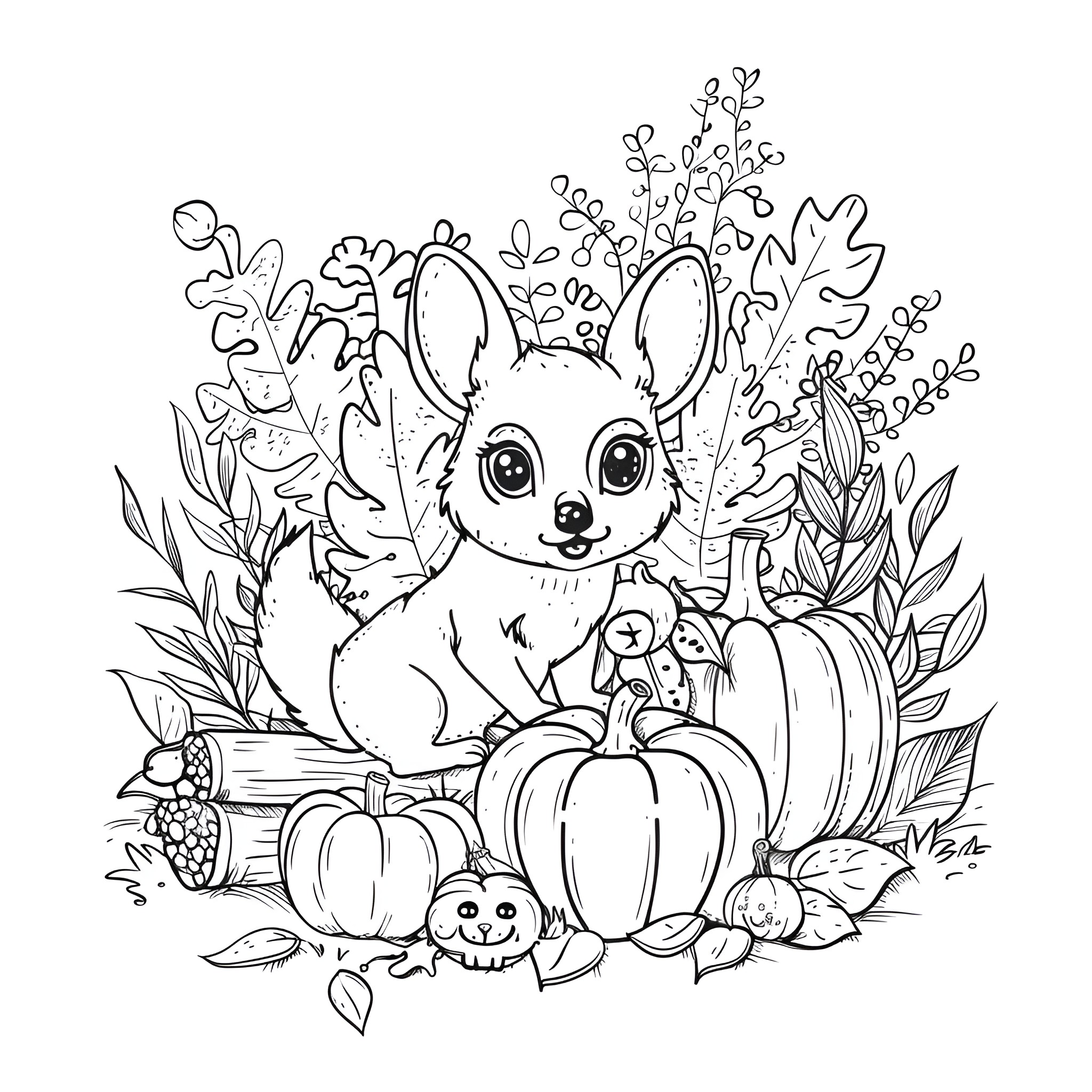 Best Fall Season Coloring Pages (Free Printable PDF)