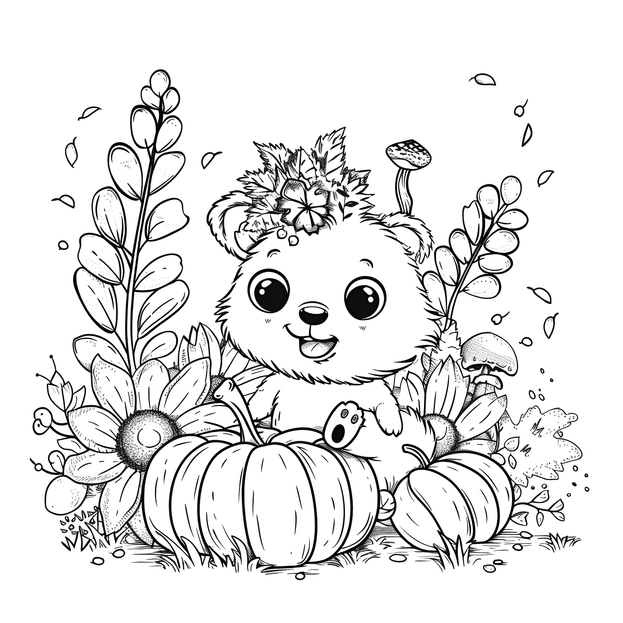 Best Fall Season Coloring Pages (Free Printable PDF)
