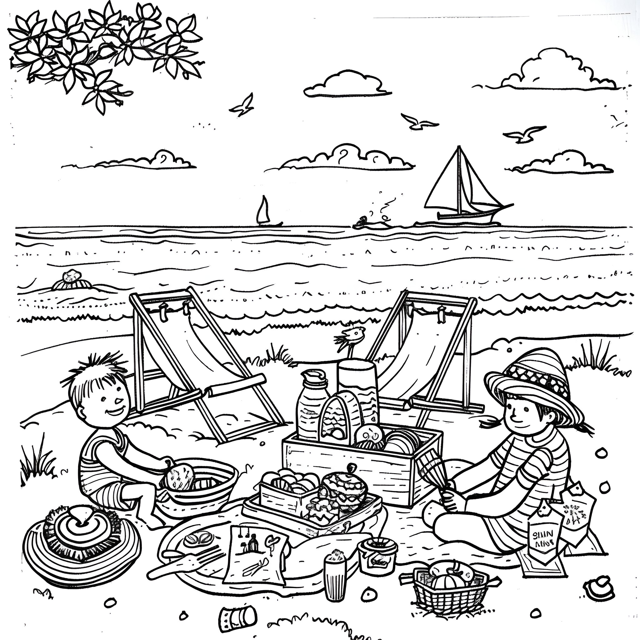 Best Summer Coloring Pages (Free Printable PDF)