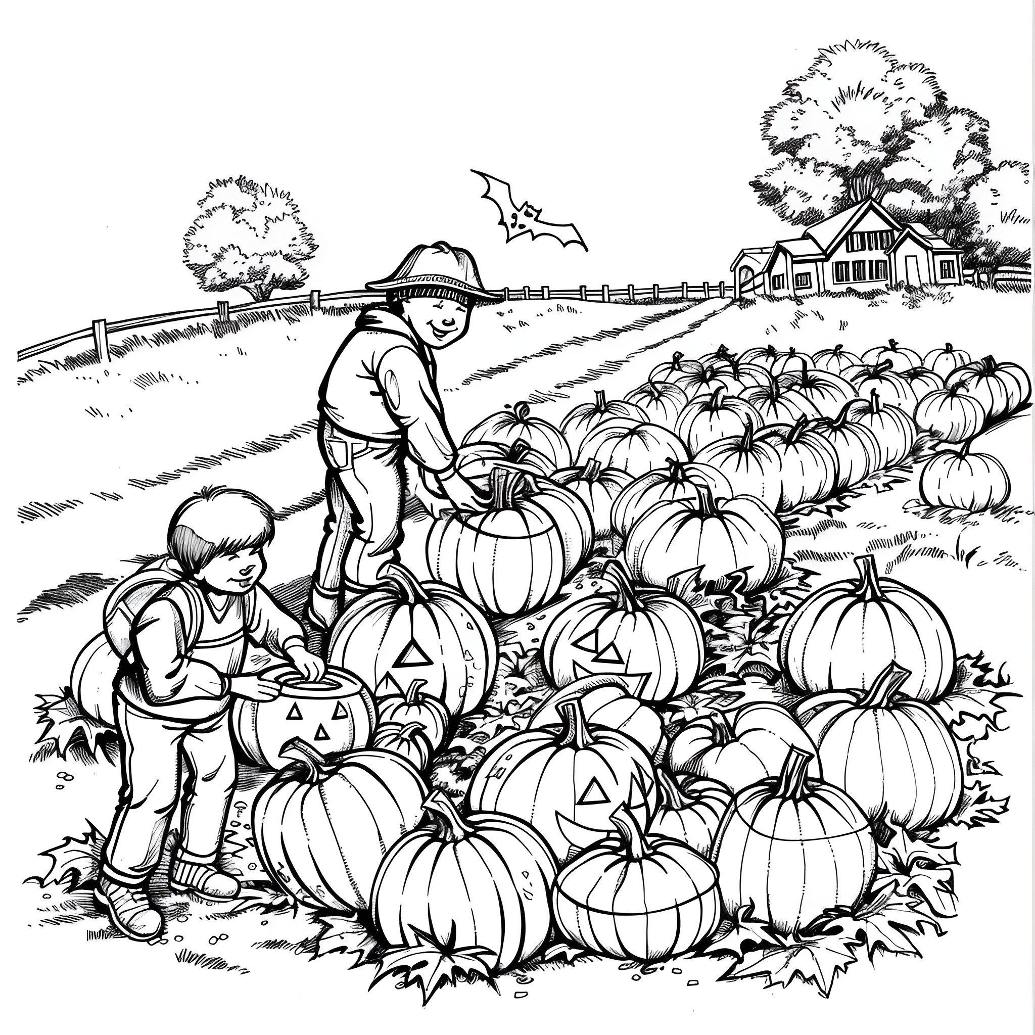Best Fall Season Coloring Pages (Free Printable PDF)