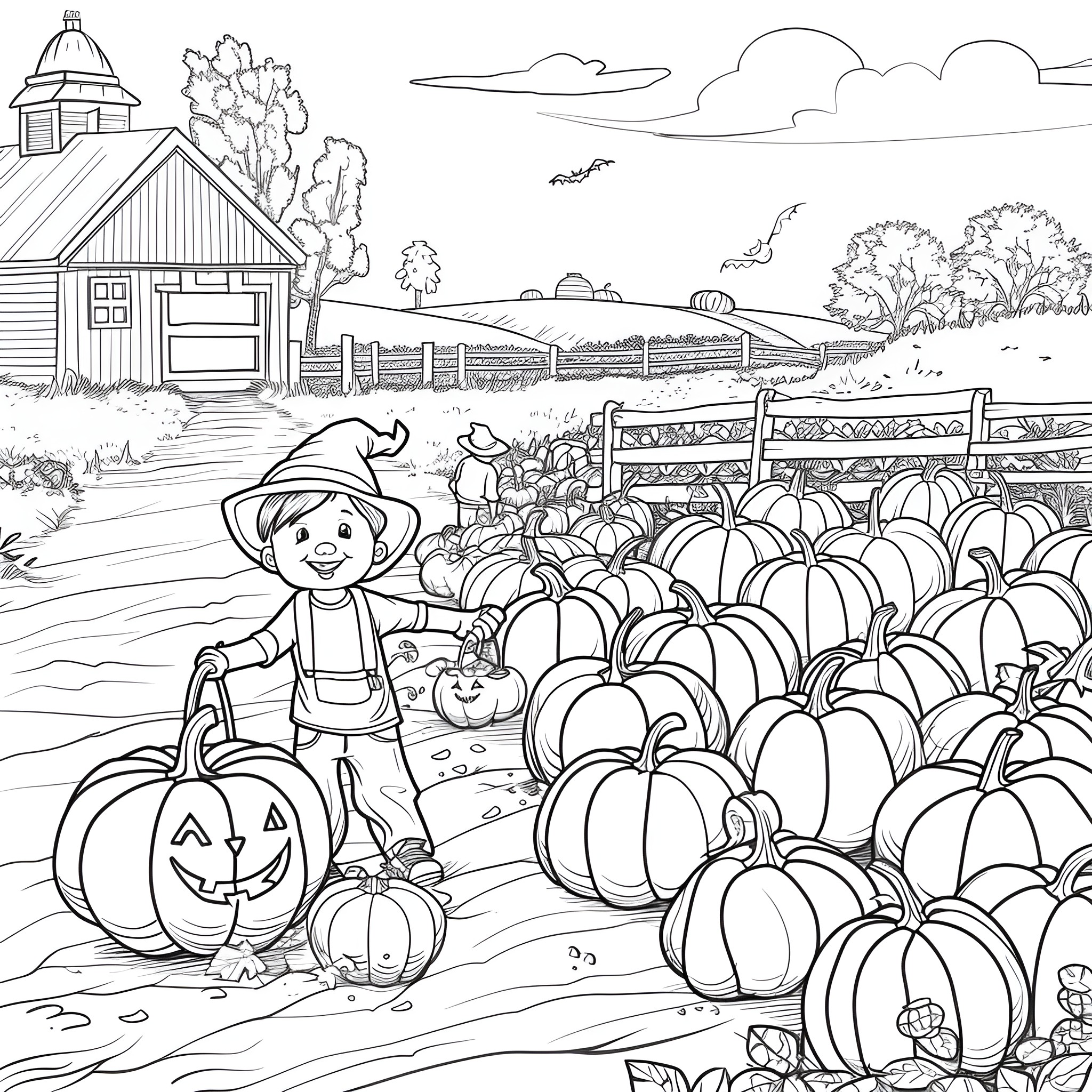 Best Fall Season Coloring Pages (Free Printable PDF)