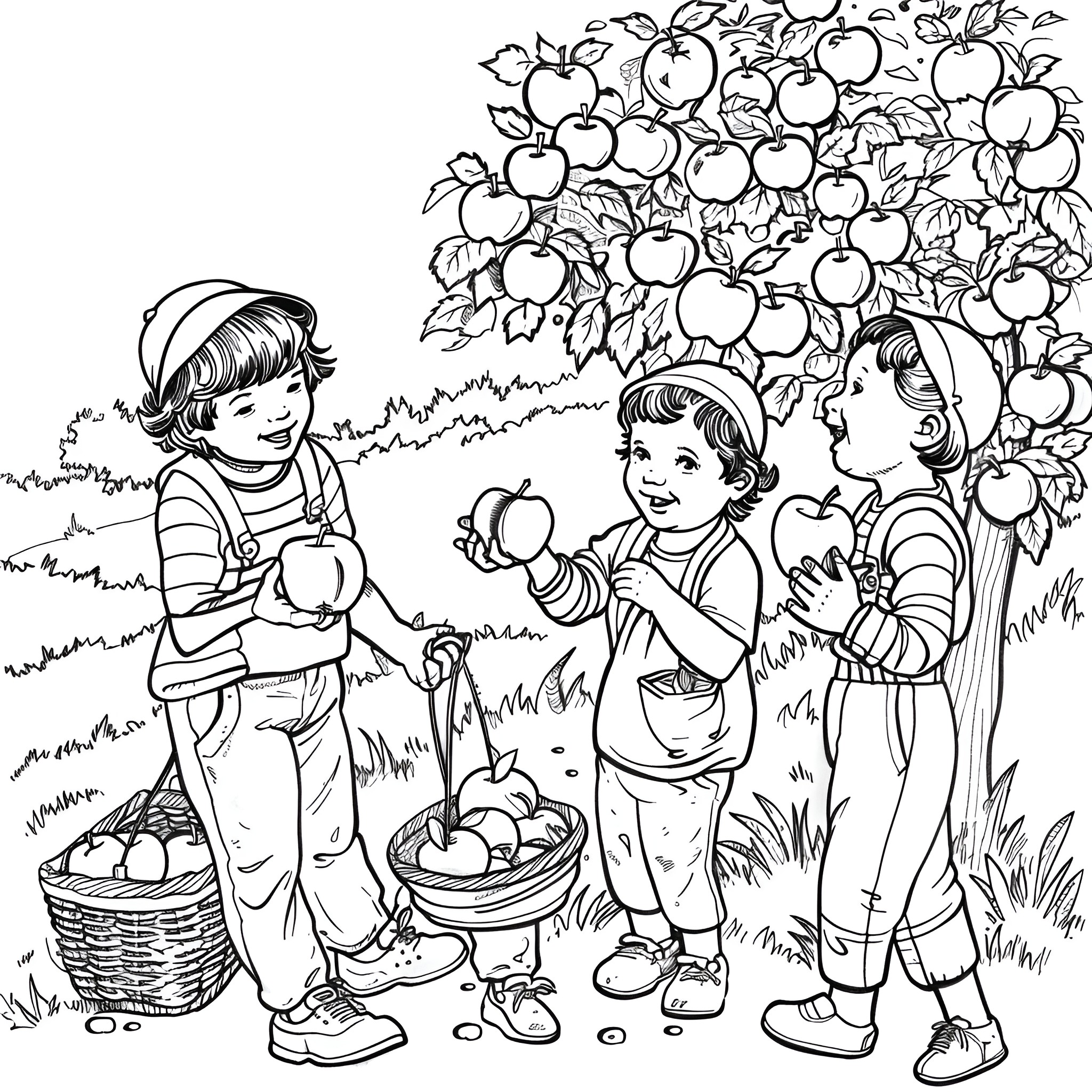 Best Fall Season Coloring Pages (Free Printable PDF)