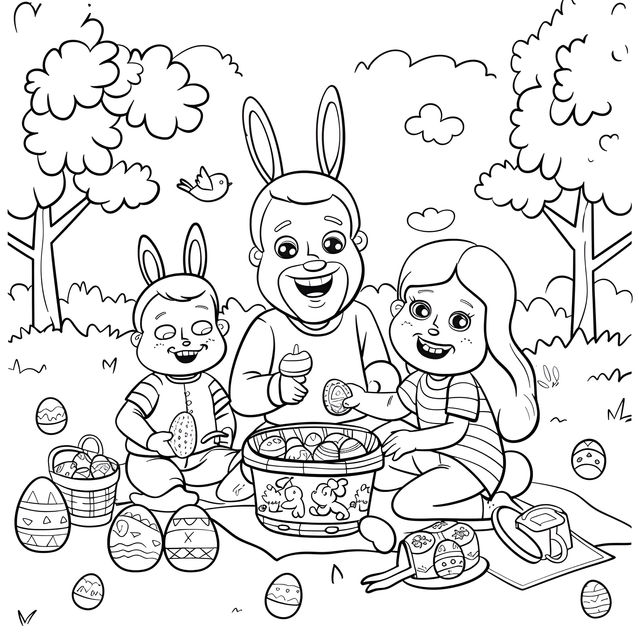 51 Best Easter Coloring Pages (Free Printable PDFs)
