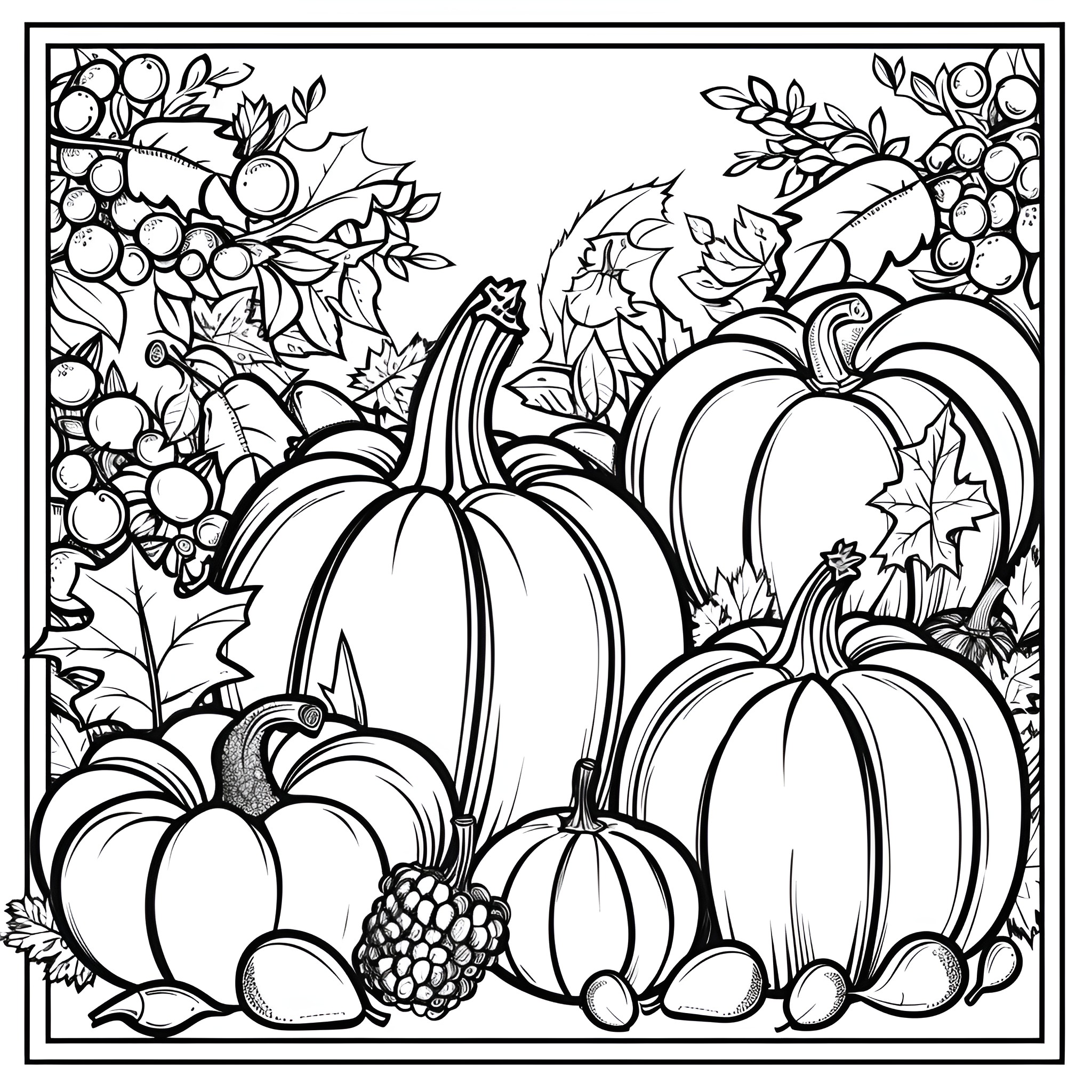 Best Fall Season Coloring Pages (Free Printable PDF)