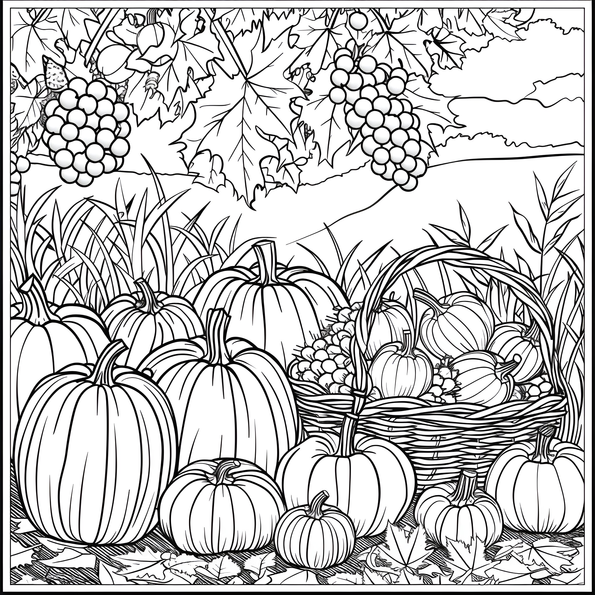 Best Fall Season Coloring Pages (Free Printable PDF)