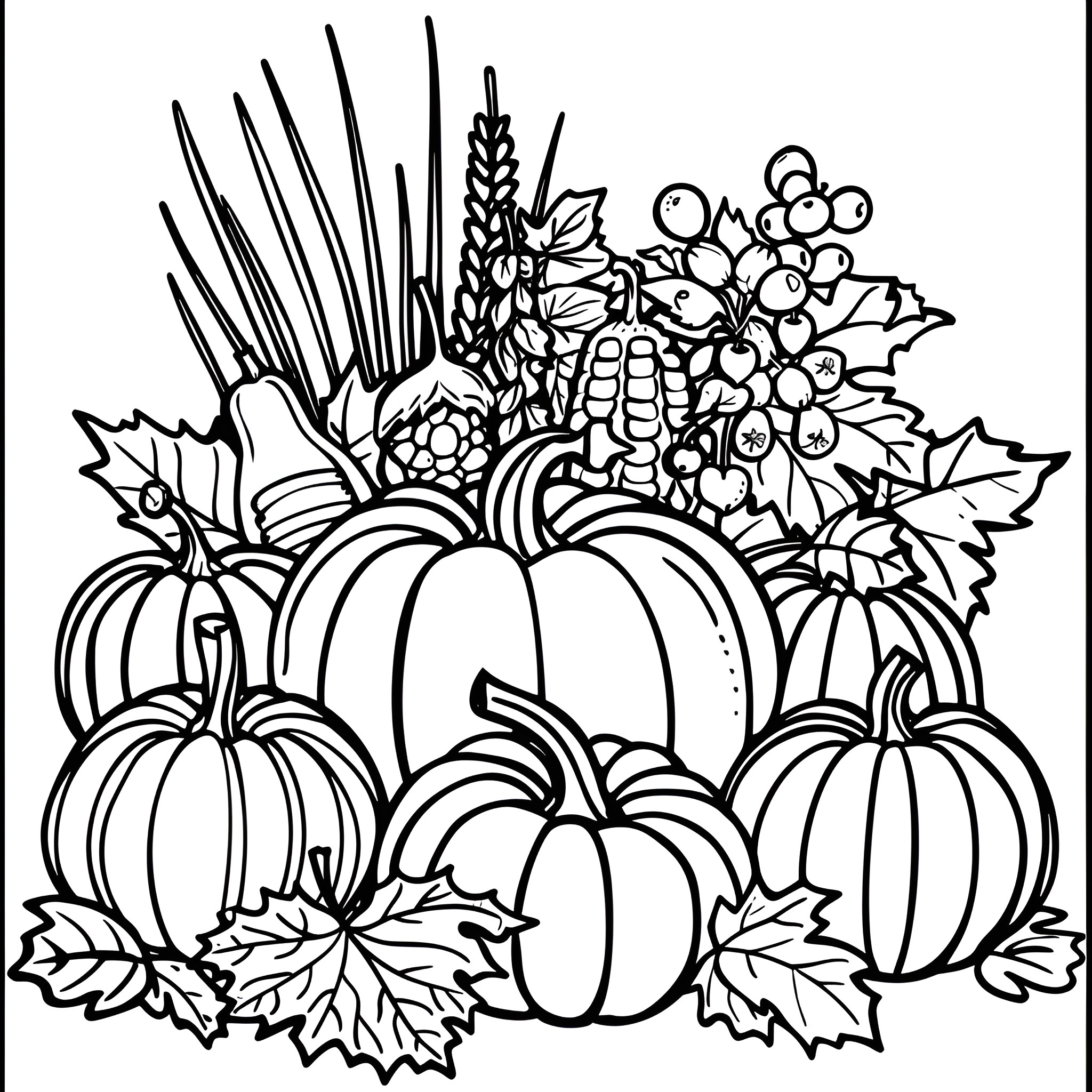 Best Fall Season Coloring Pages (Free Printable PDF)