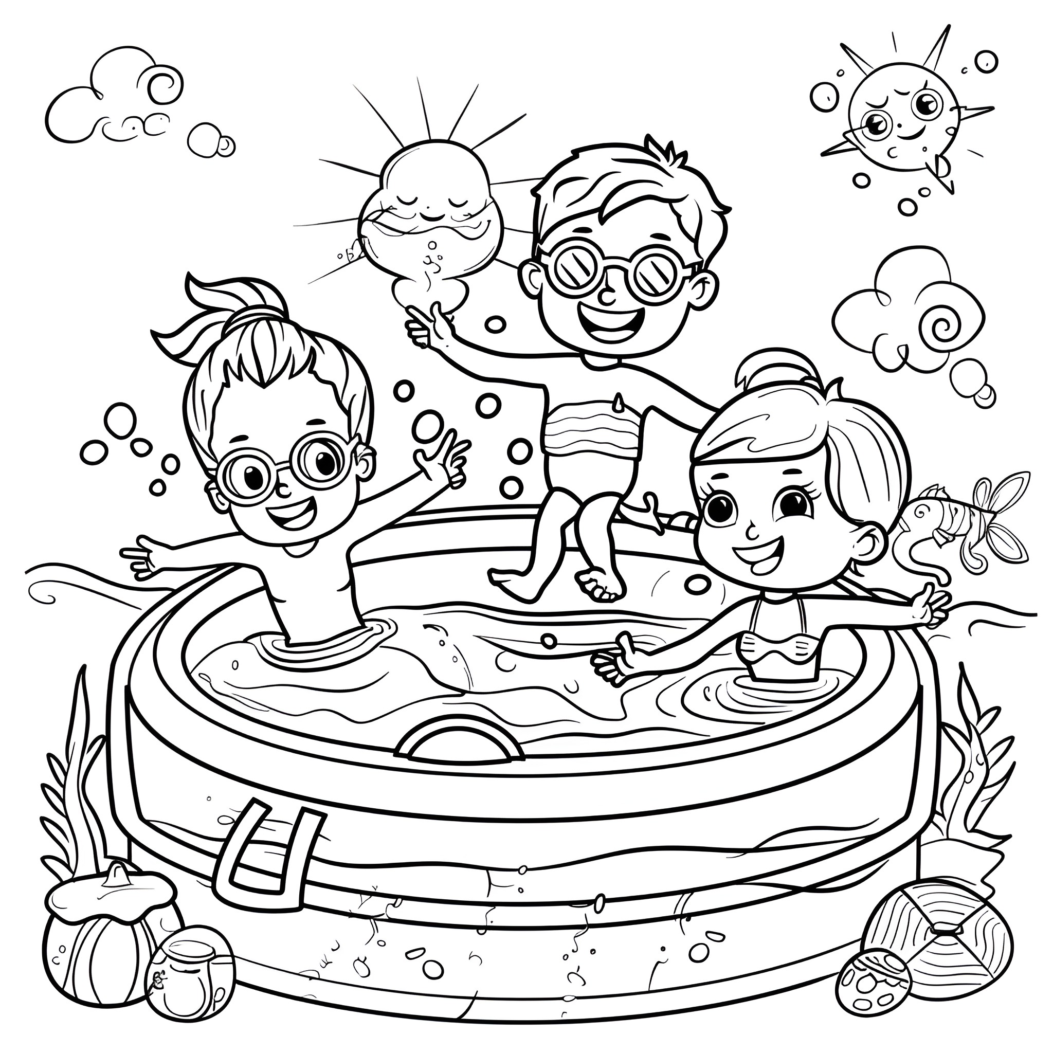 Best Summer Coloring Pages (Free Printable PDF)