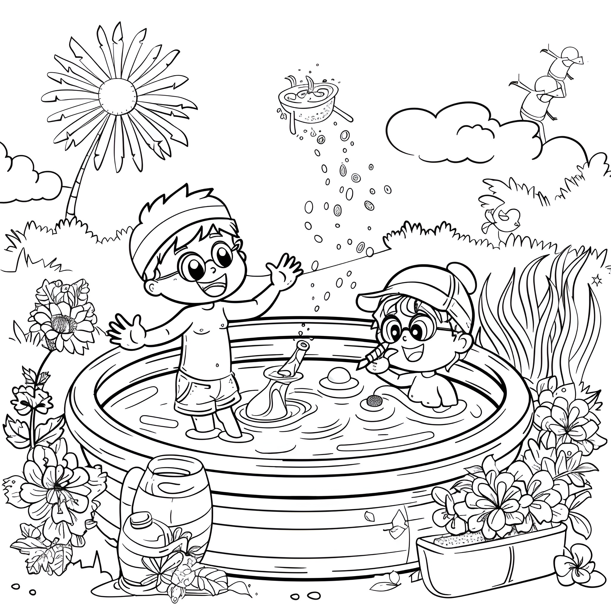 Best Summer Coloring Pages (Free Printable PDF)
