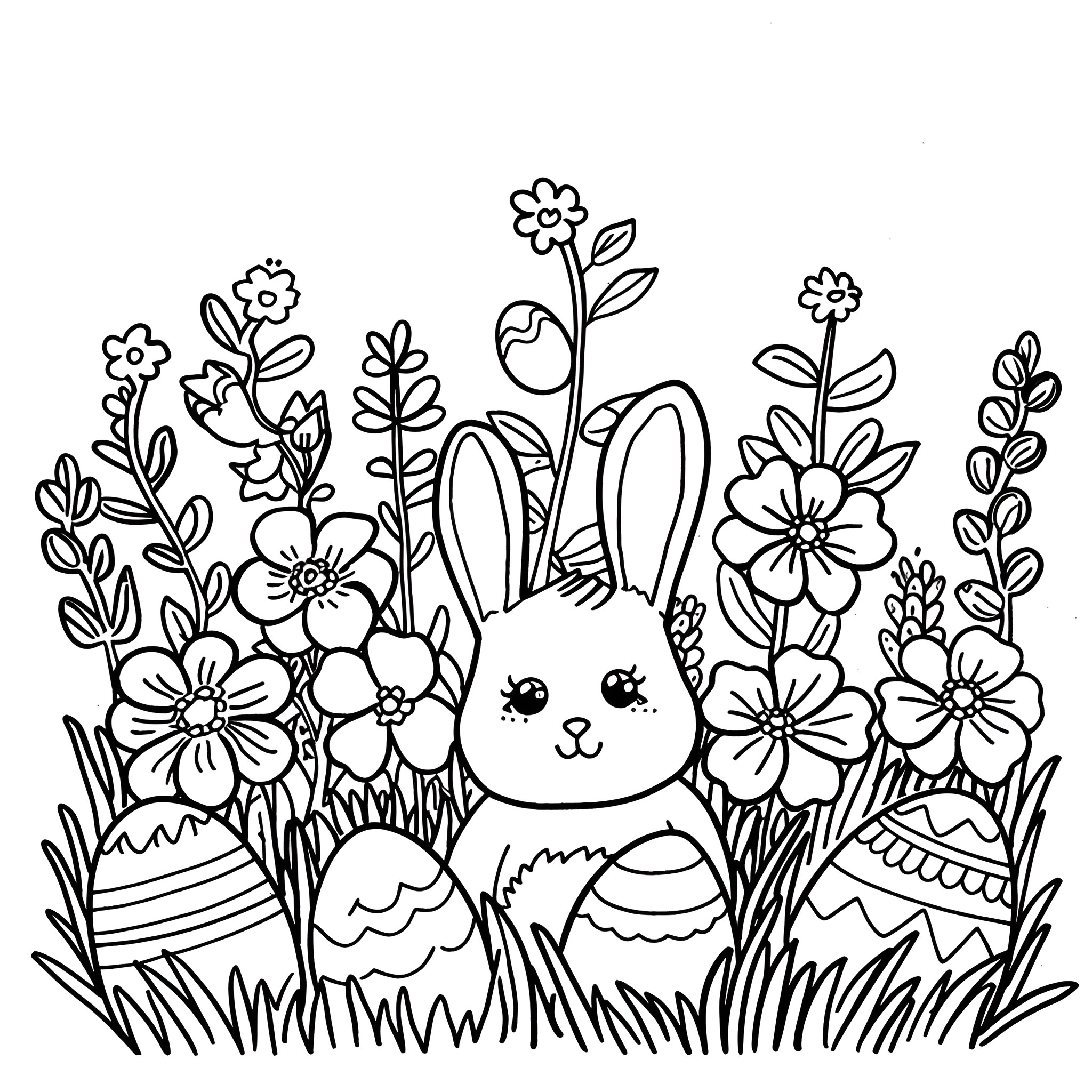 51 Best Easter Coloring Pages (Free Printable PDFs)