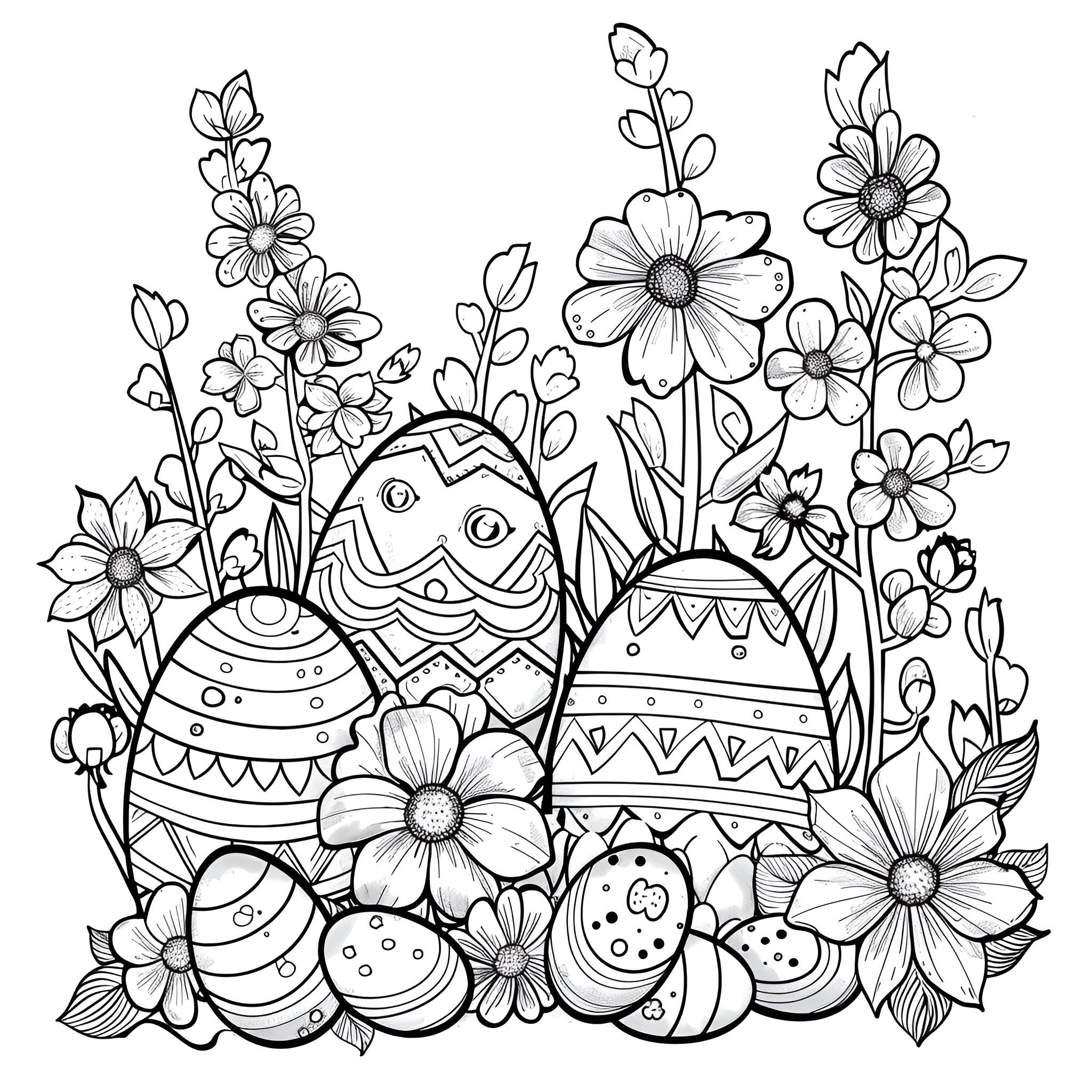 51 Best Easter Coloring Pages (Free Printable PDFs)