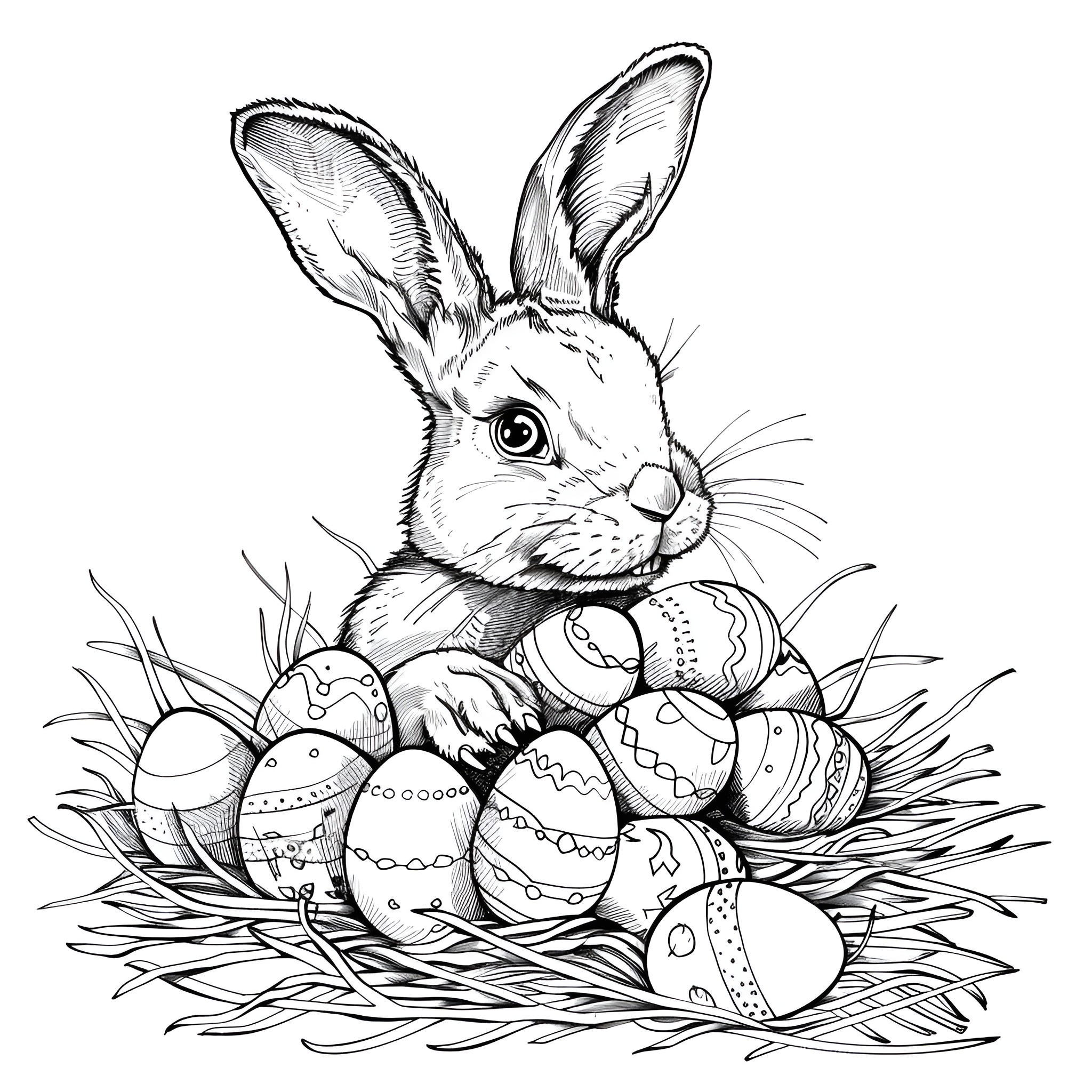 51 Best Easter Coloring Pages (Free Printable PDFs)