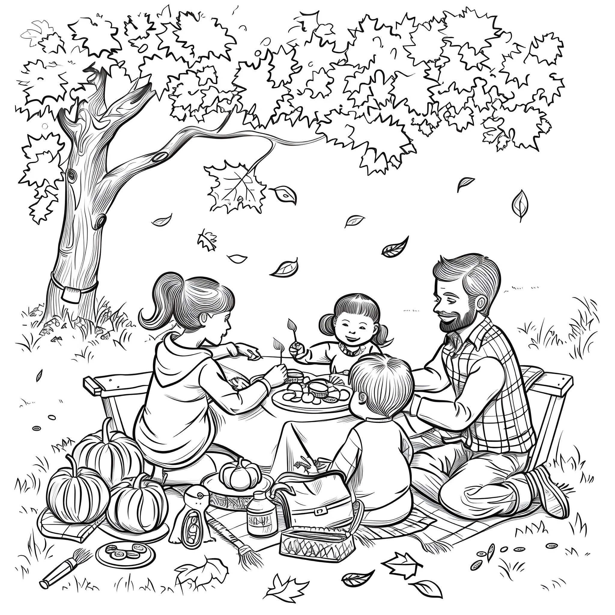 Best Fall Season Coloring Pages (Free Printable PDF)