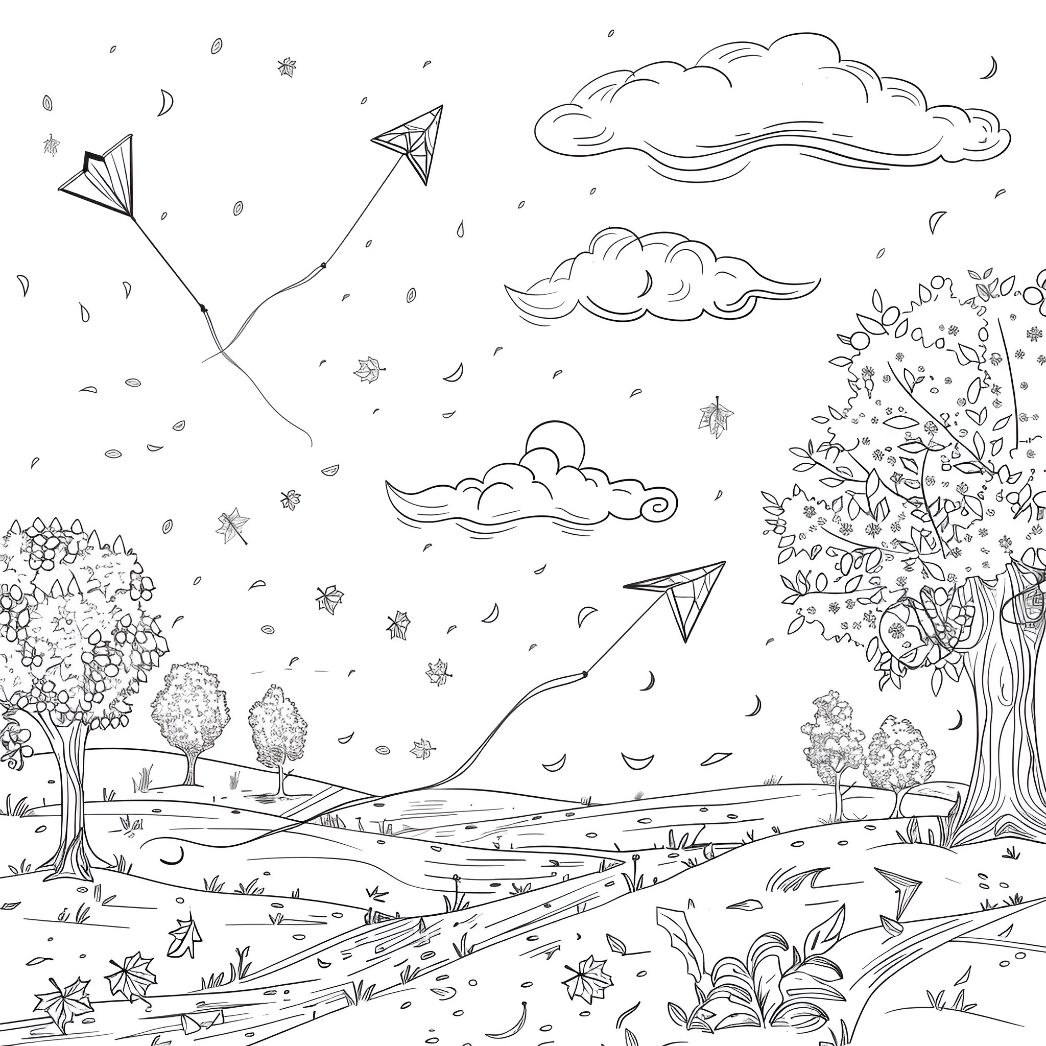 Best Fall Season Coloring Pages (Free Printable PDF)