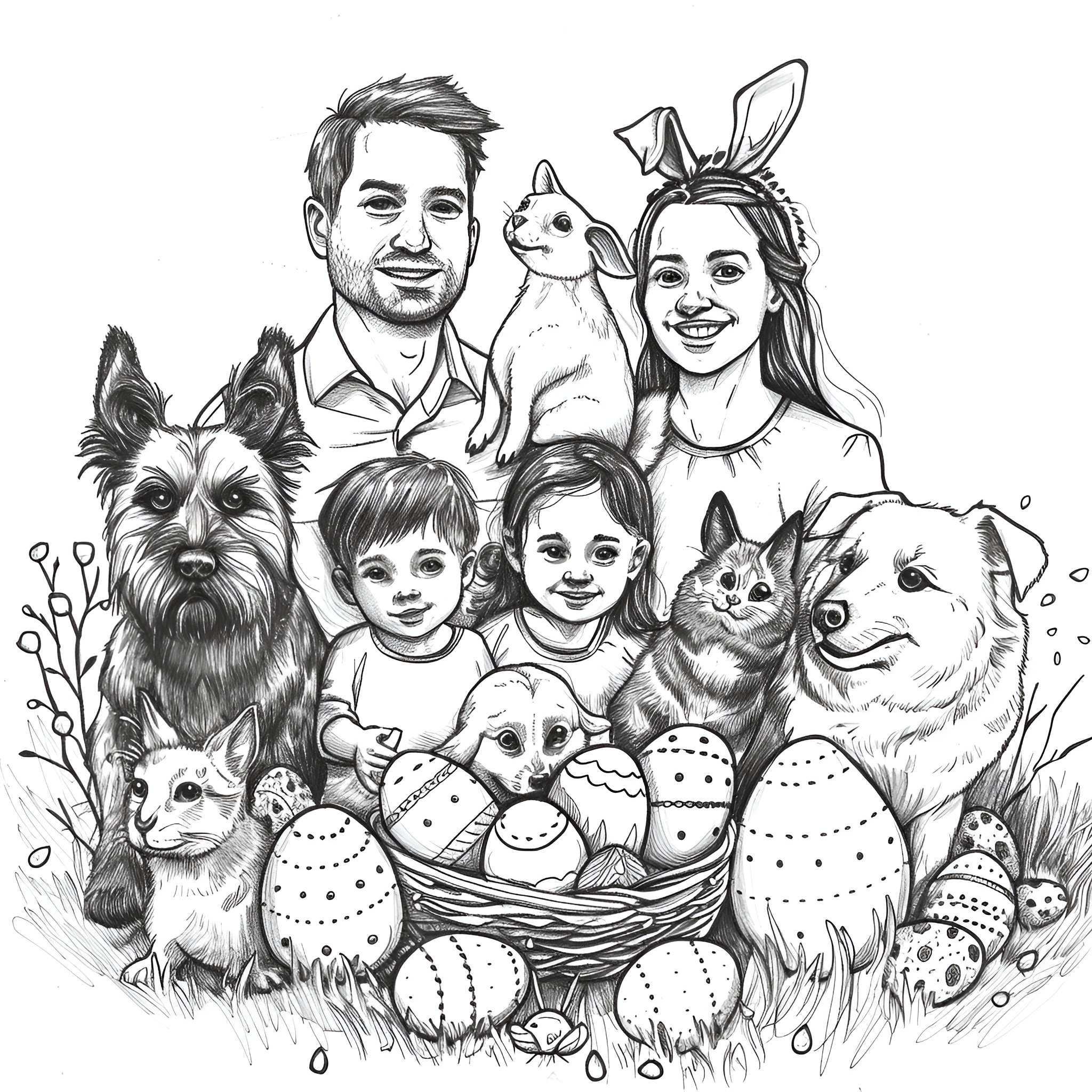 Best Easter Coloring Pages (Free Printable PDF)