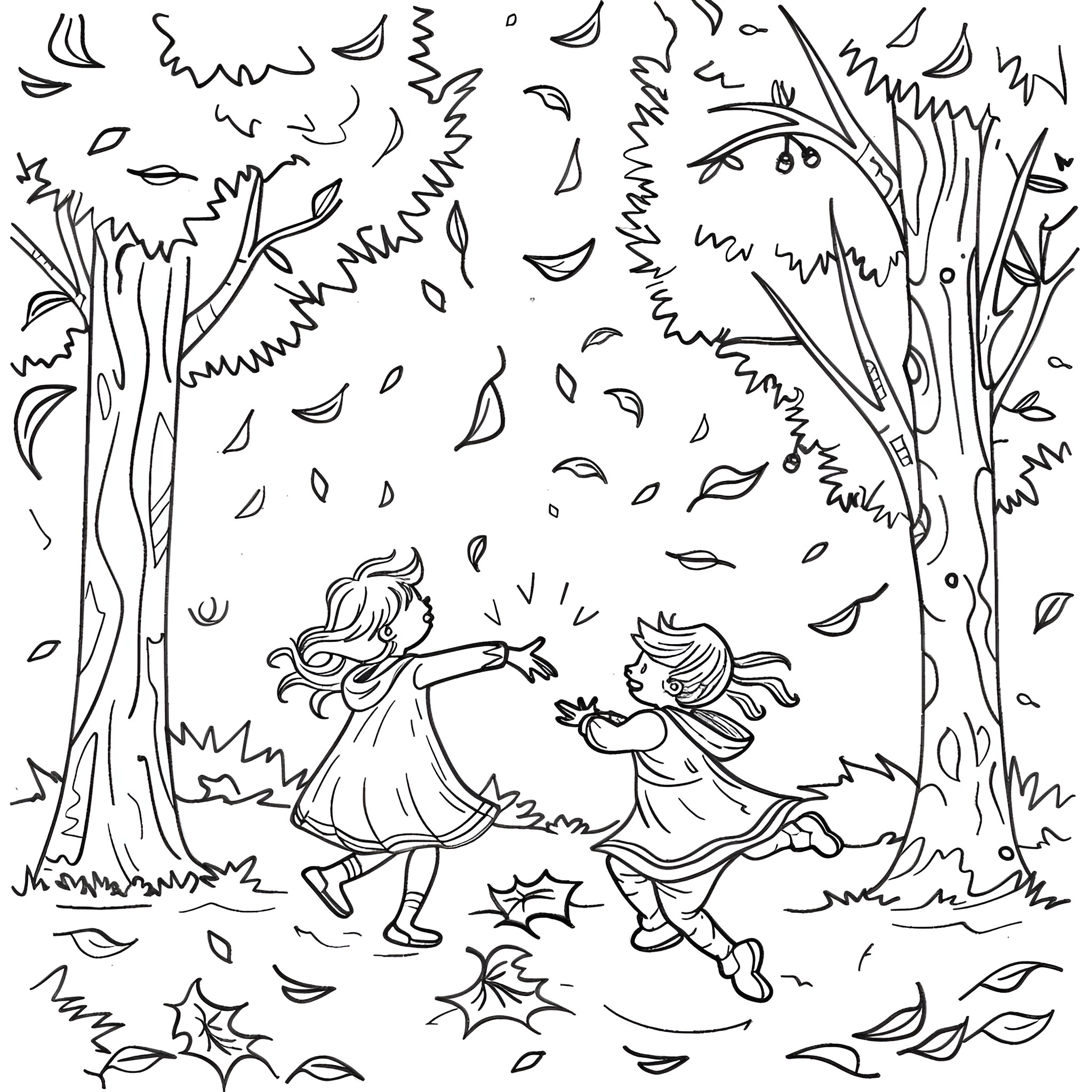 Best Fall Season Coloring Pages (Free Printable PDF)