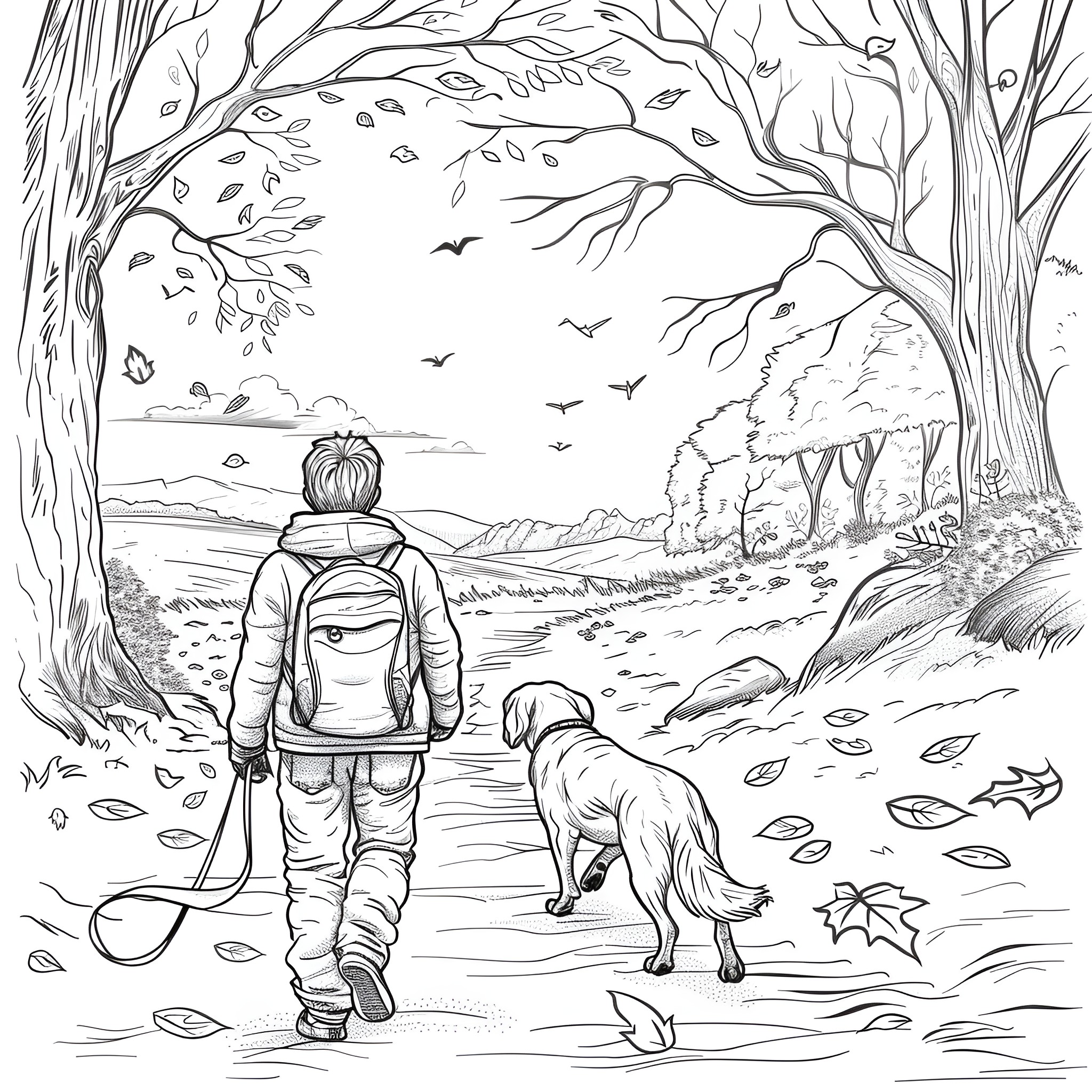 Best Fall Season Coloring Pages (Free Printable PDF)