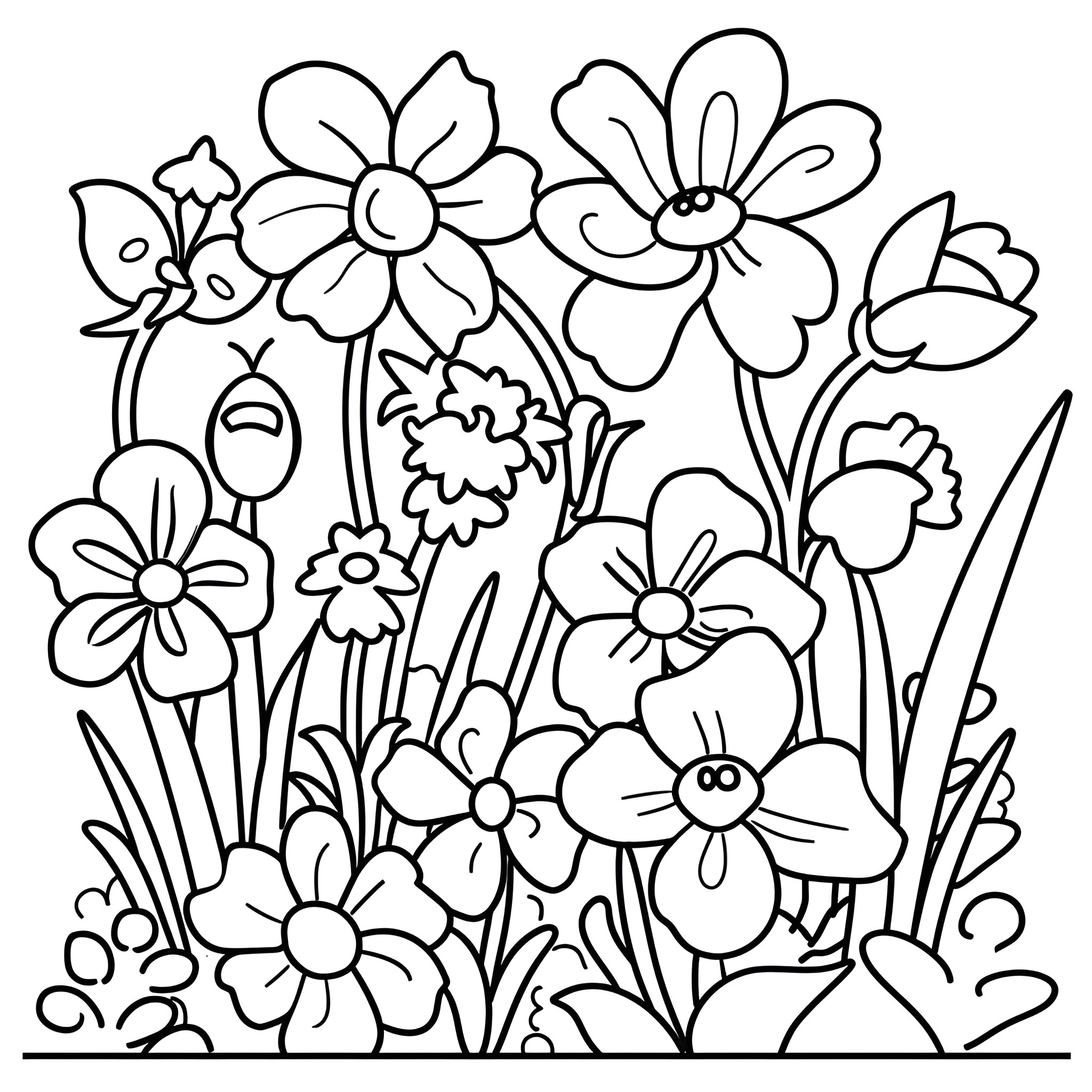 Best Springtime Coloring Pages (Free Printable PDF)