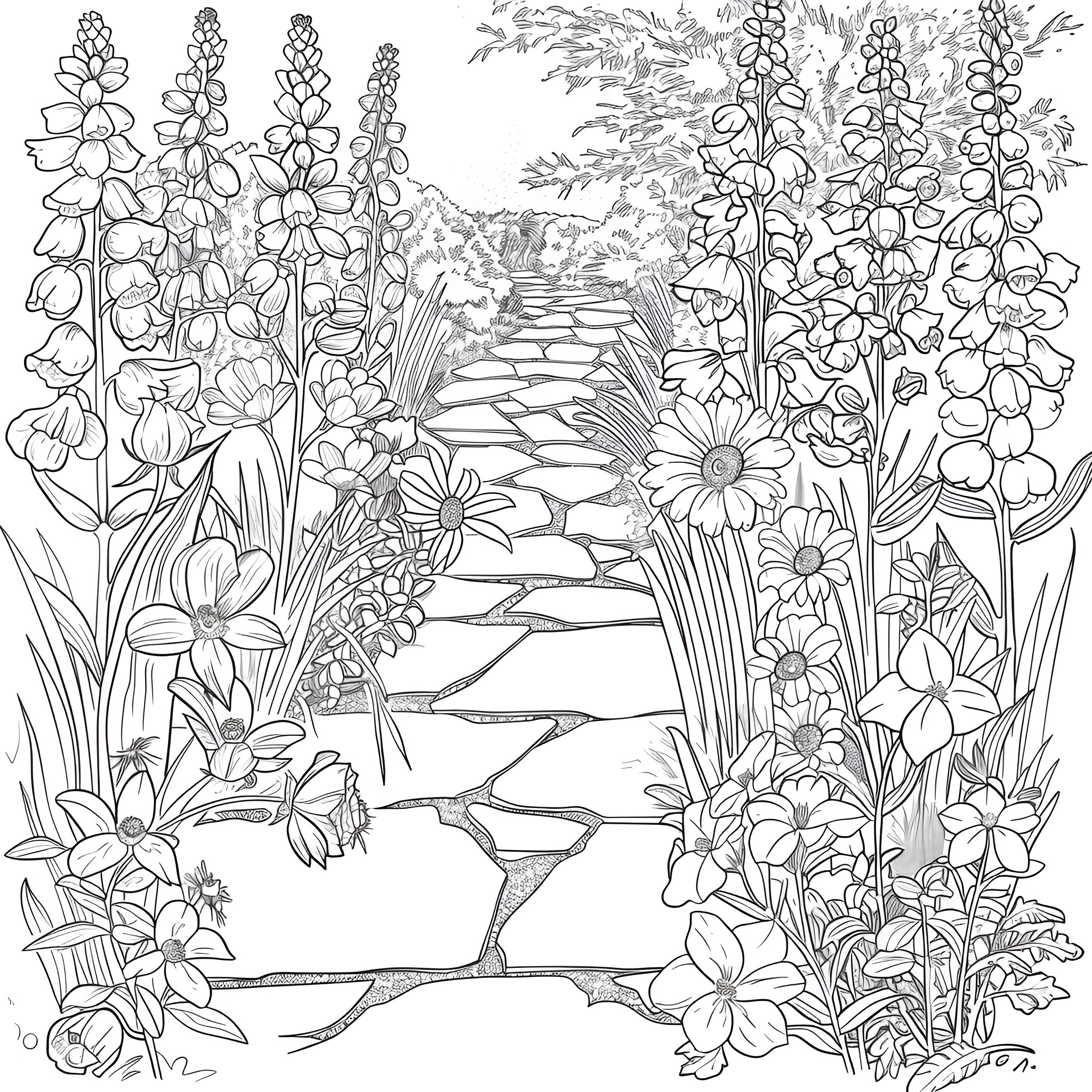 Best Springtime Coloring Pages (Free Printable PDF)