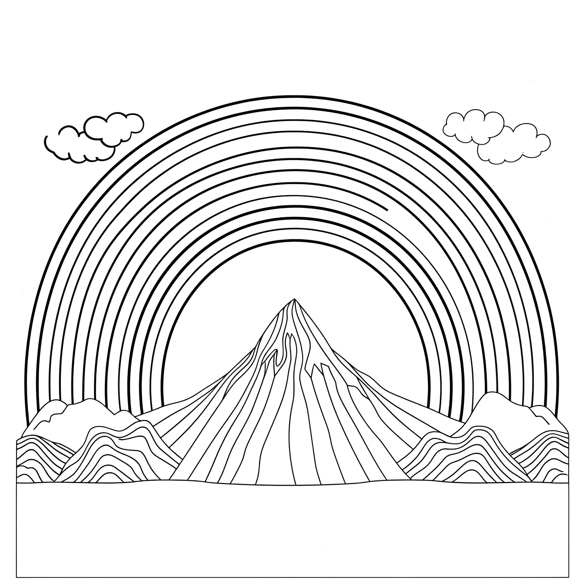95 Best Rainbow Coloring Pages (Free Printable PDFs)