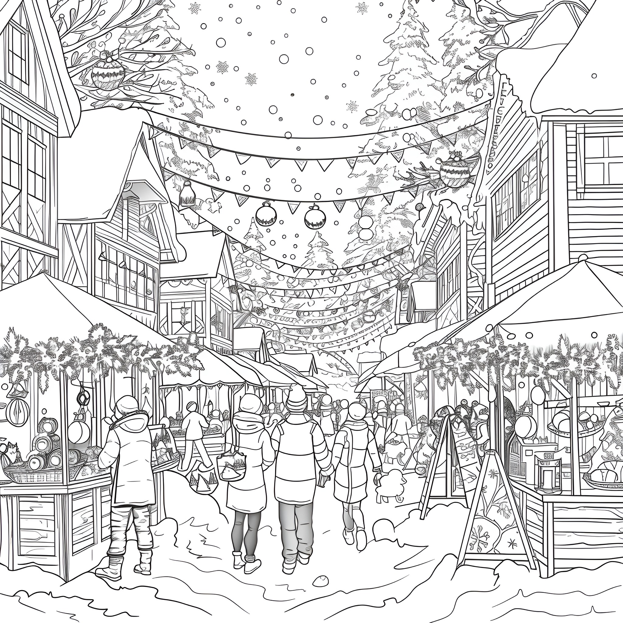 Best Winter Coloring Pages (Free Printable PDF)