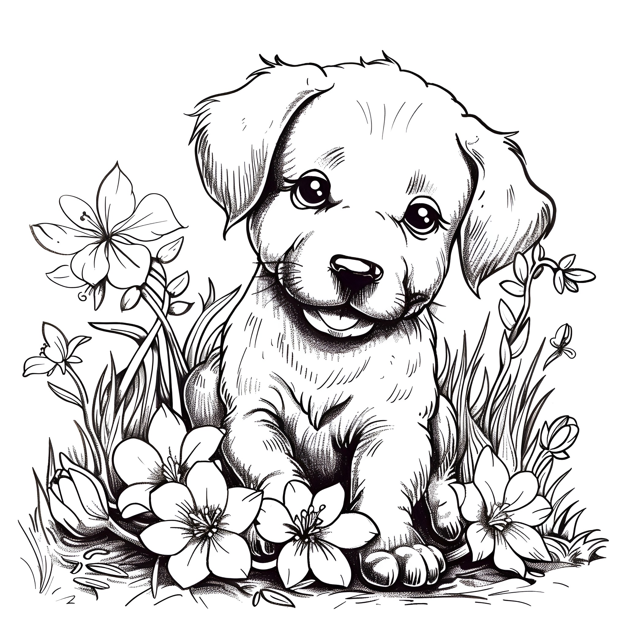 Best Springtime Coloring Pages (Free Printable PDF)