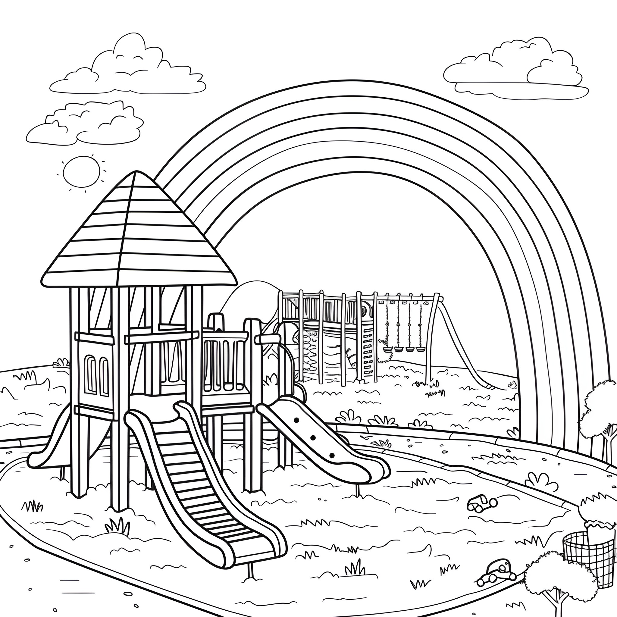 107 Best Rainbow Coloring Pages (Free Printable PDFs)