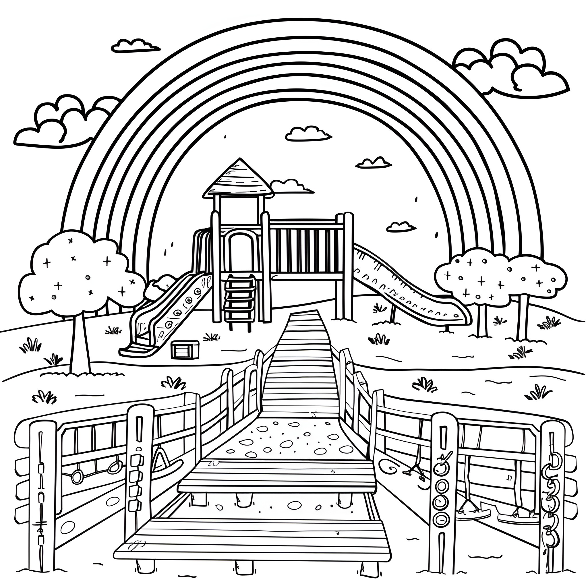 107 Best Rainbow Coloring Pages (Free Printable PDFs)