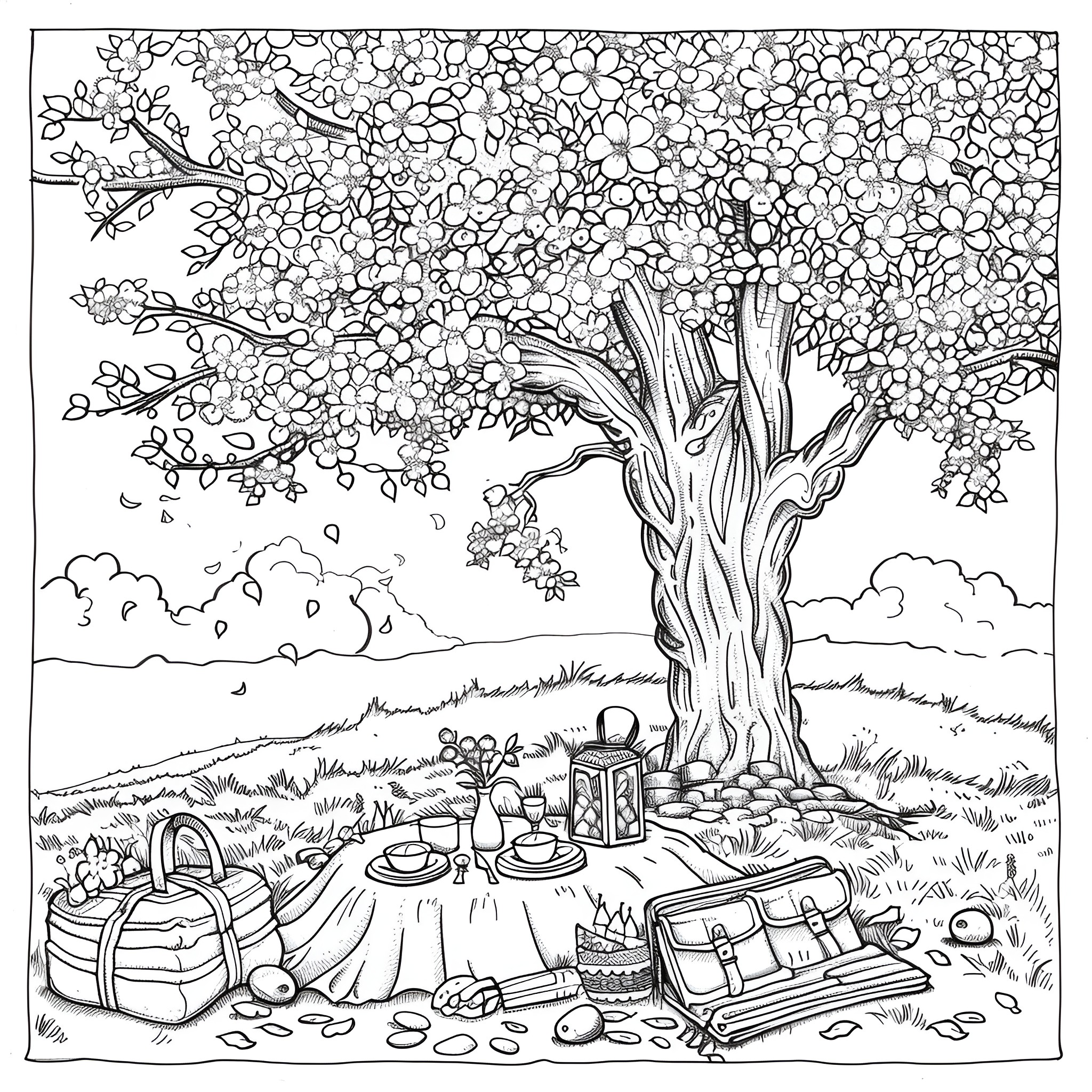 Best Springtime Coloring Pages (Free Printable PDF)
