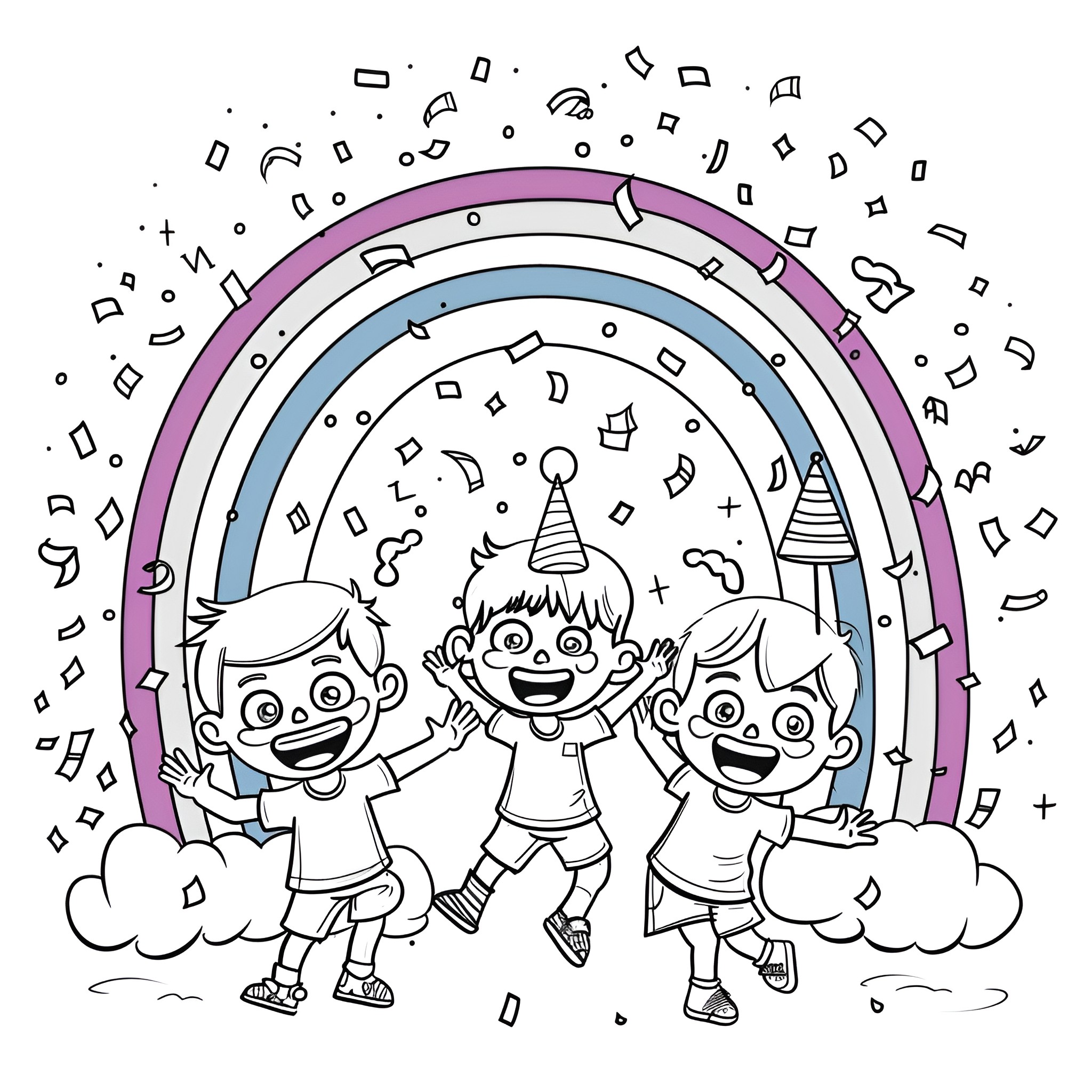 122 Best Rainbow Coloring Pages (Free Printable PDFs)