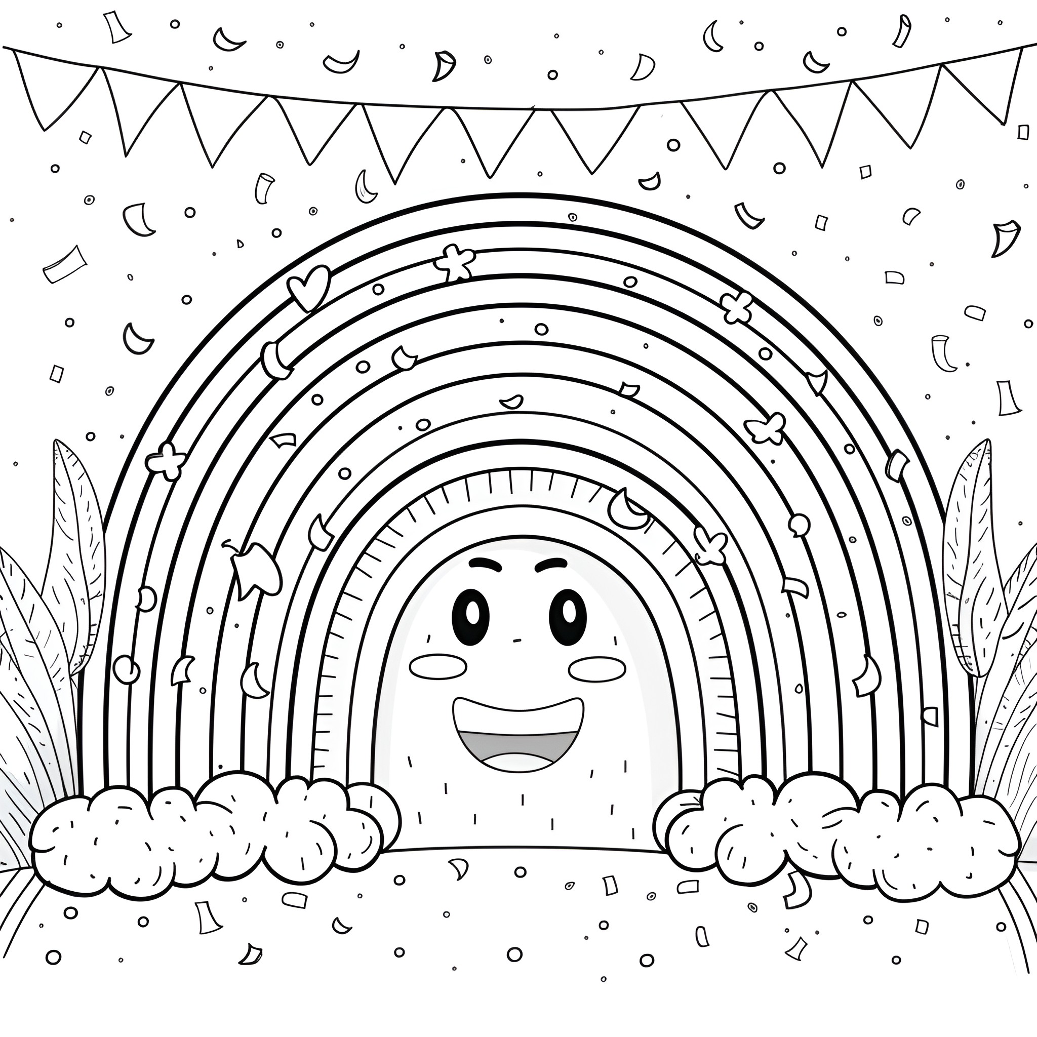 128 Best Rainbow Coloring Pages (Free Printable PDFs)