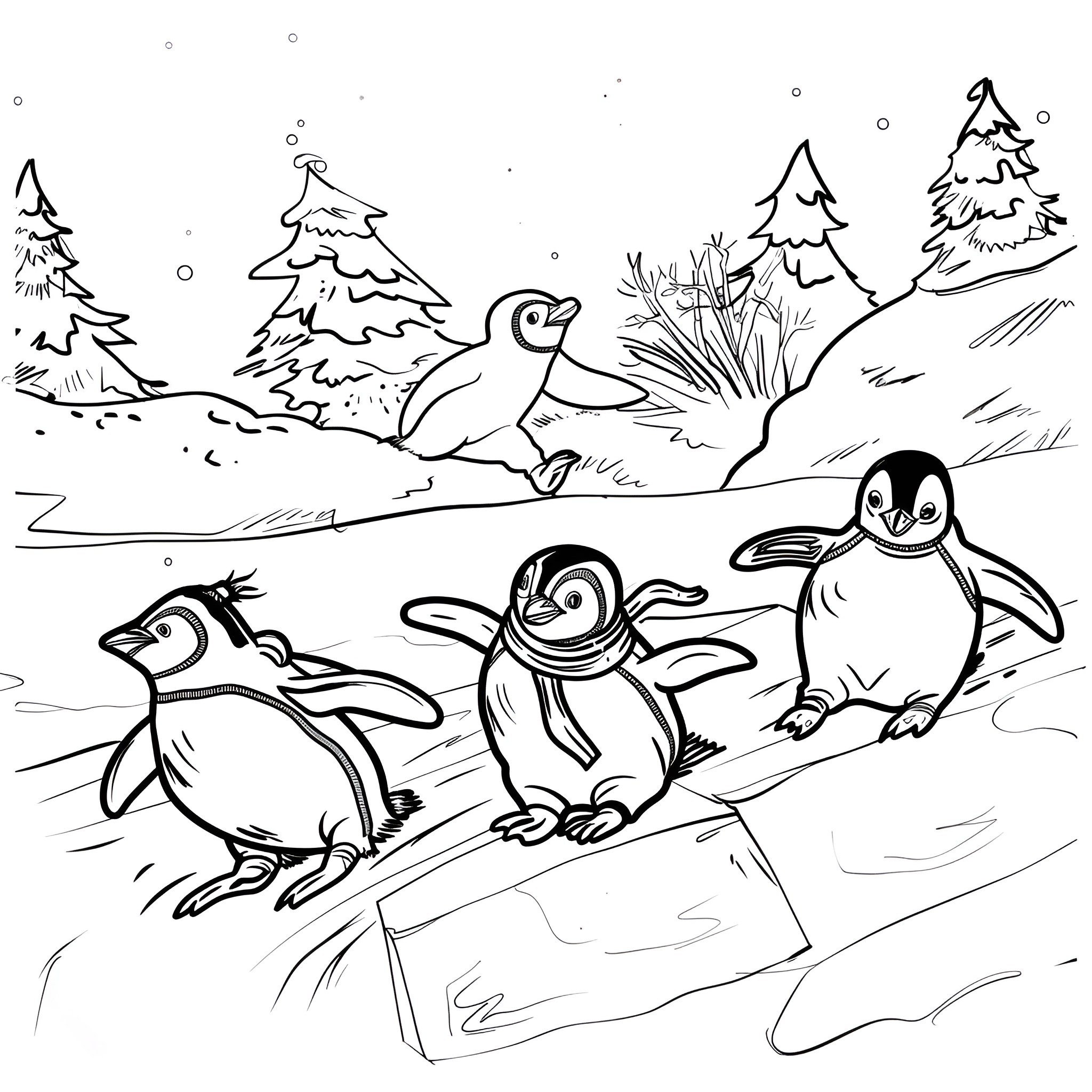 Best Winter Coloring Pages (Free Printable PDF)