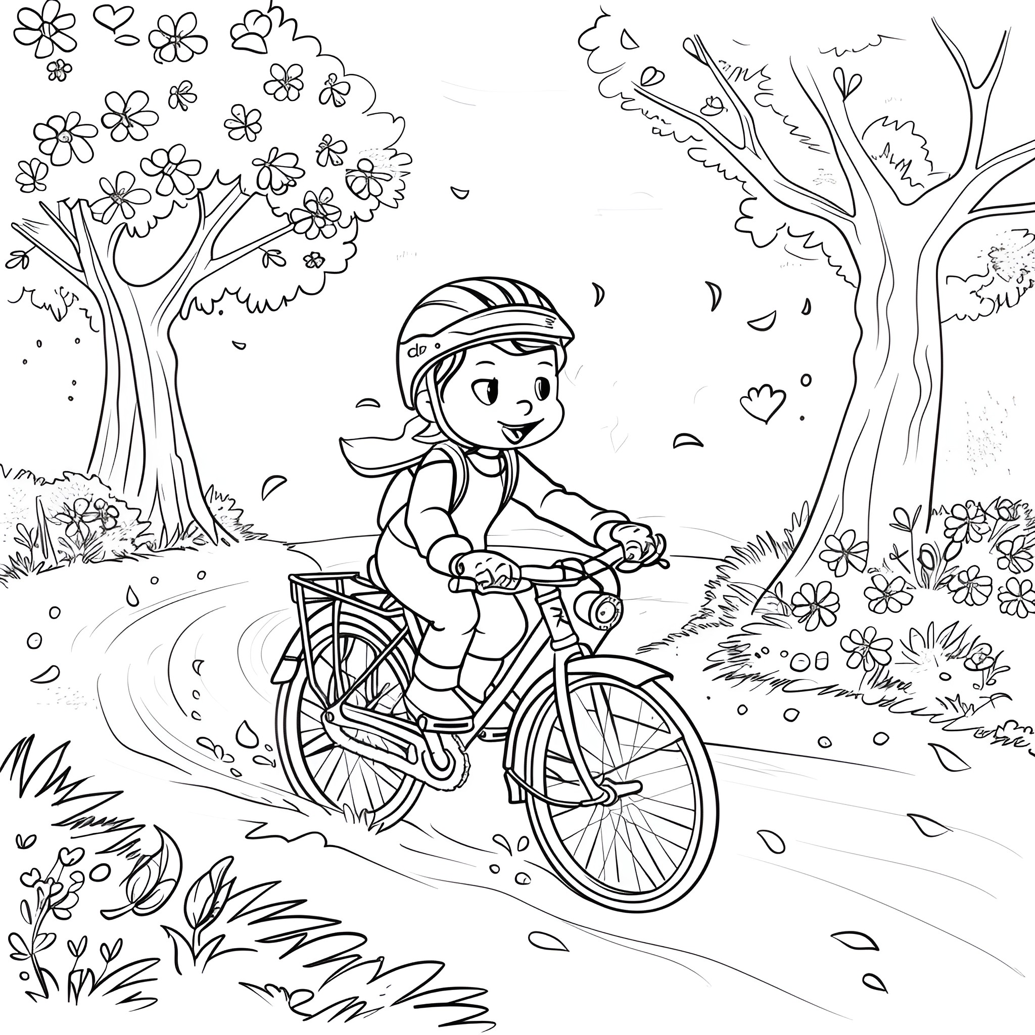 Best Springtime Coloring Pages (Free Printable PDF)