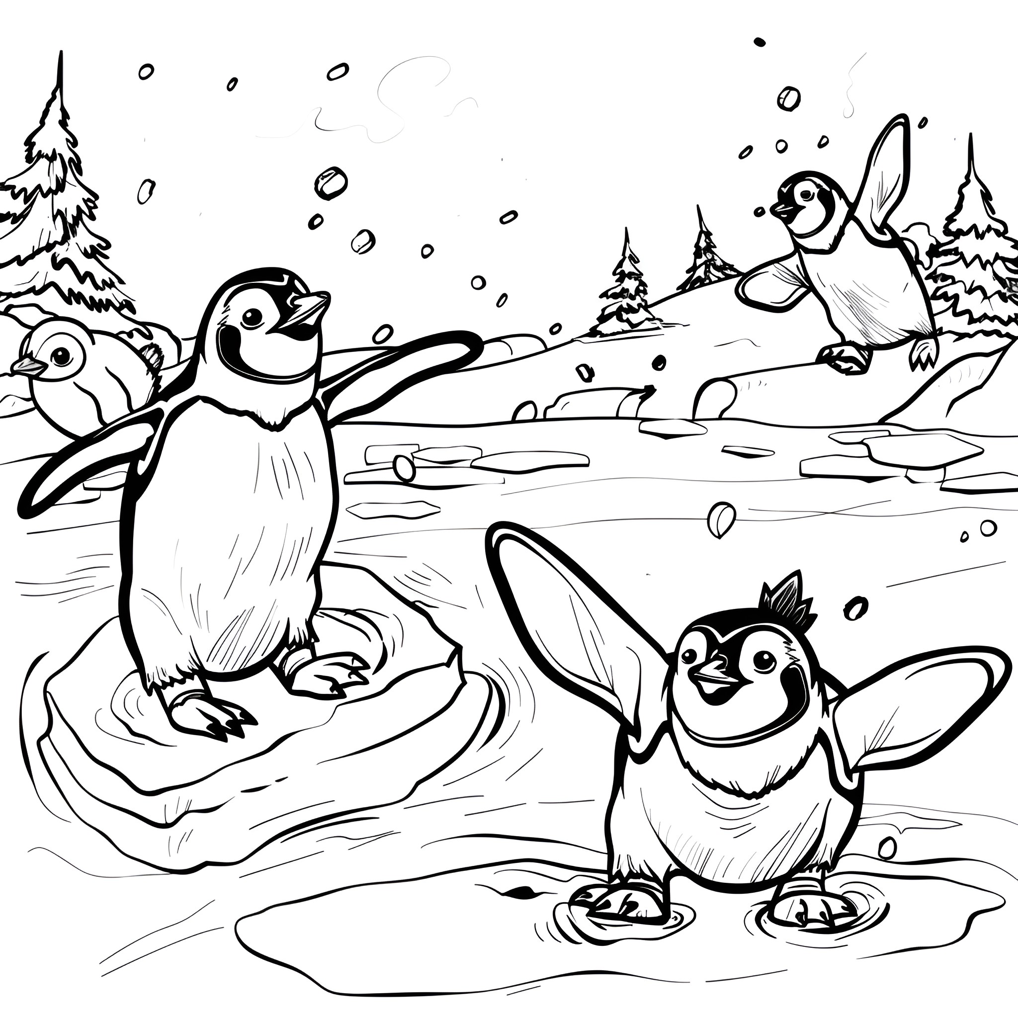 Best Winter Coloring Pages (Free Printable PDF)