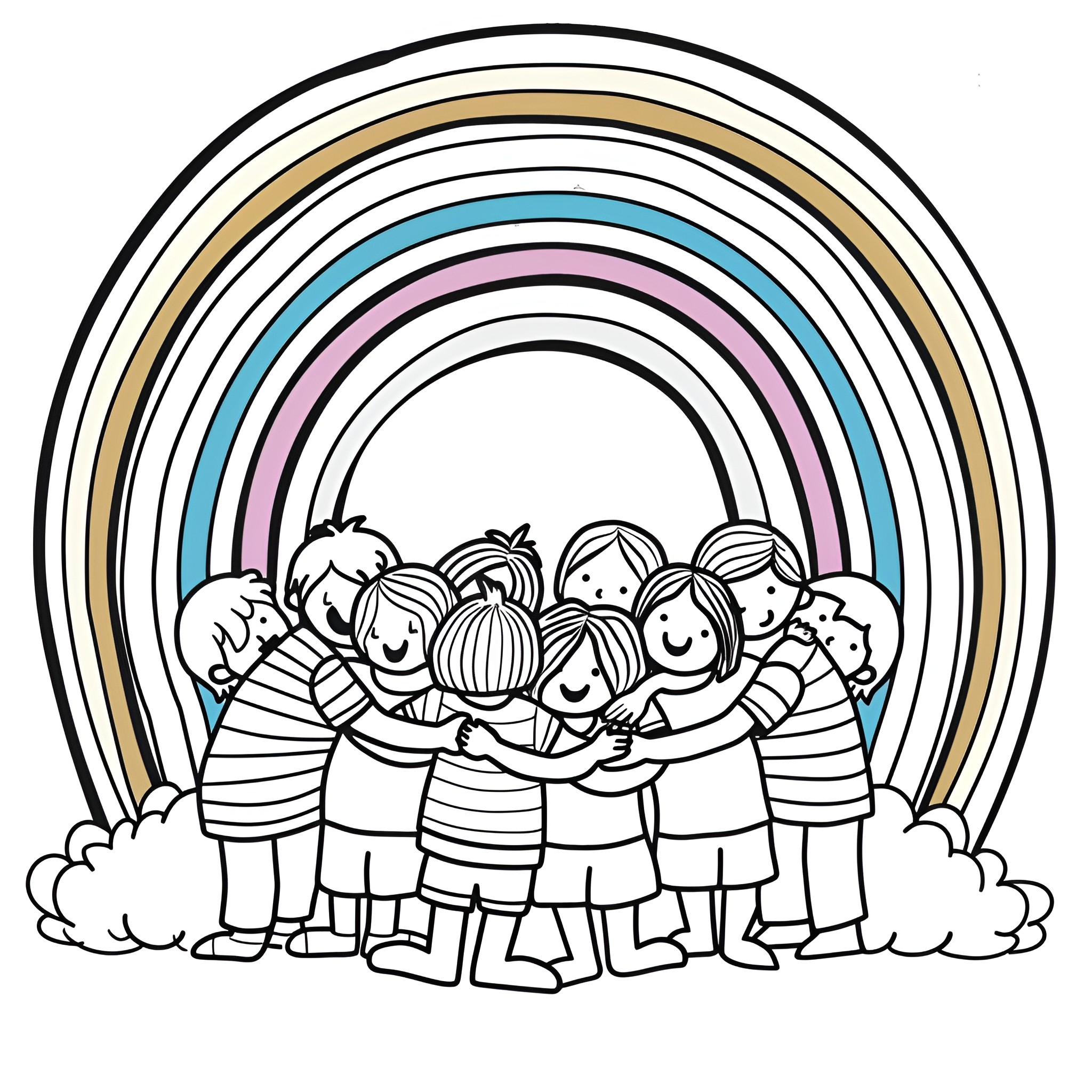 128 Best Rainbow Coloring Pages (Free Printable PDFs)