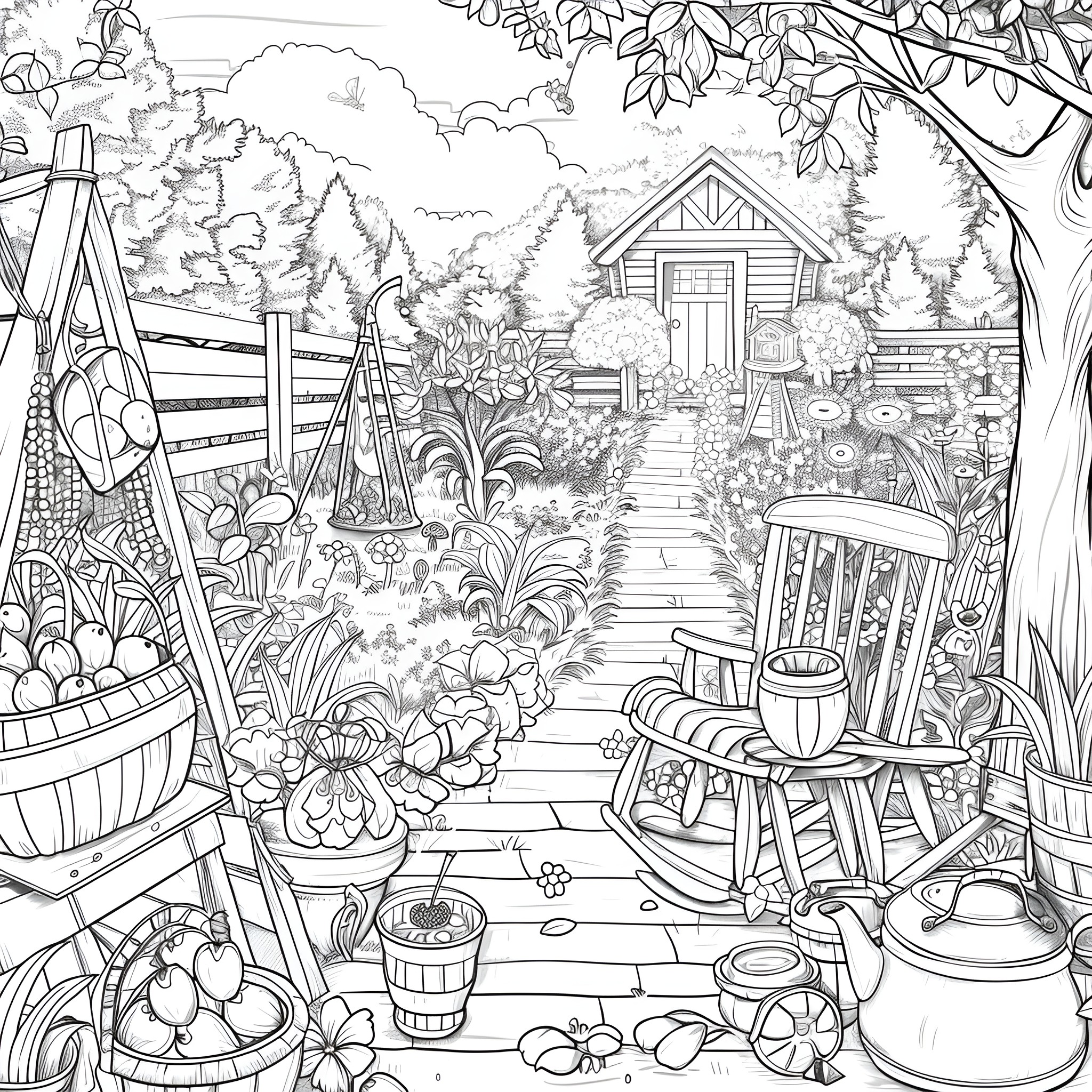 Best Springtime Coloring Pages (Free Printable PDF)