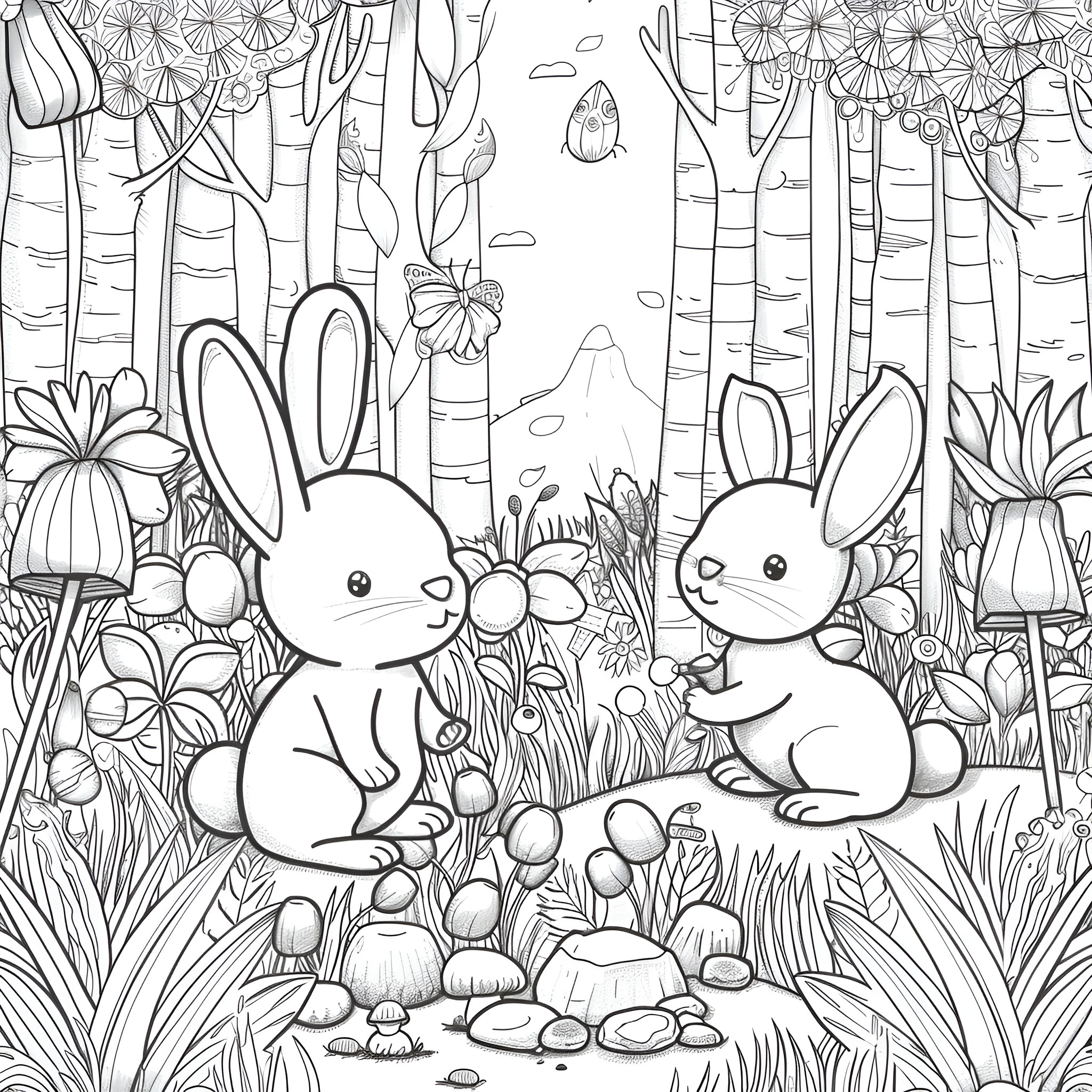 Best Springtime Coloring Pages (Free Printable PDF)