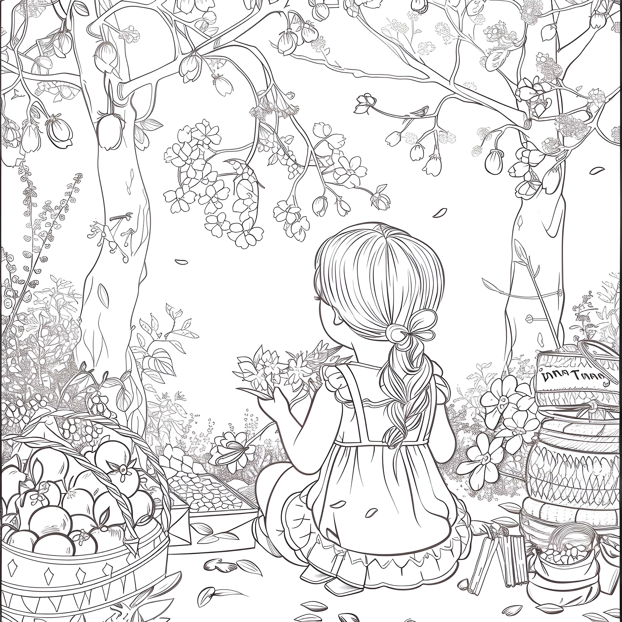Best Springtime Coloring Pages (Free Printable PDF)