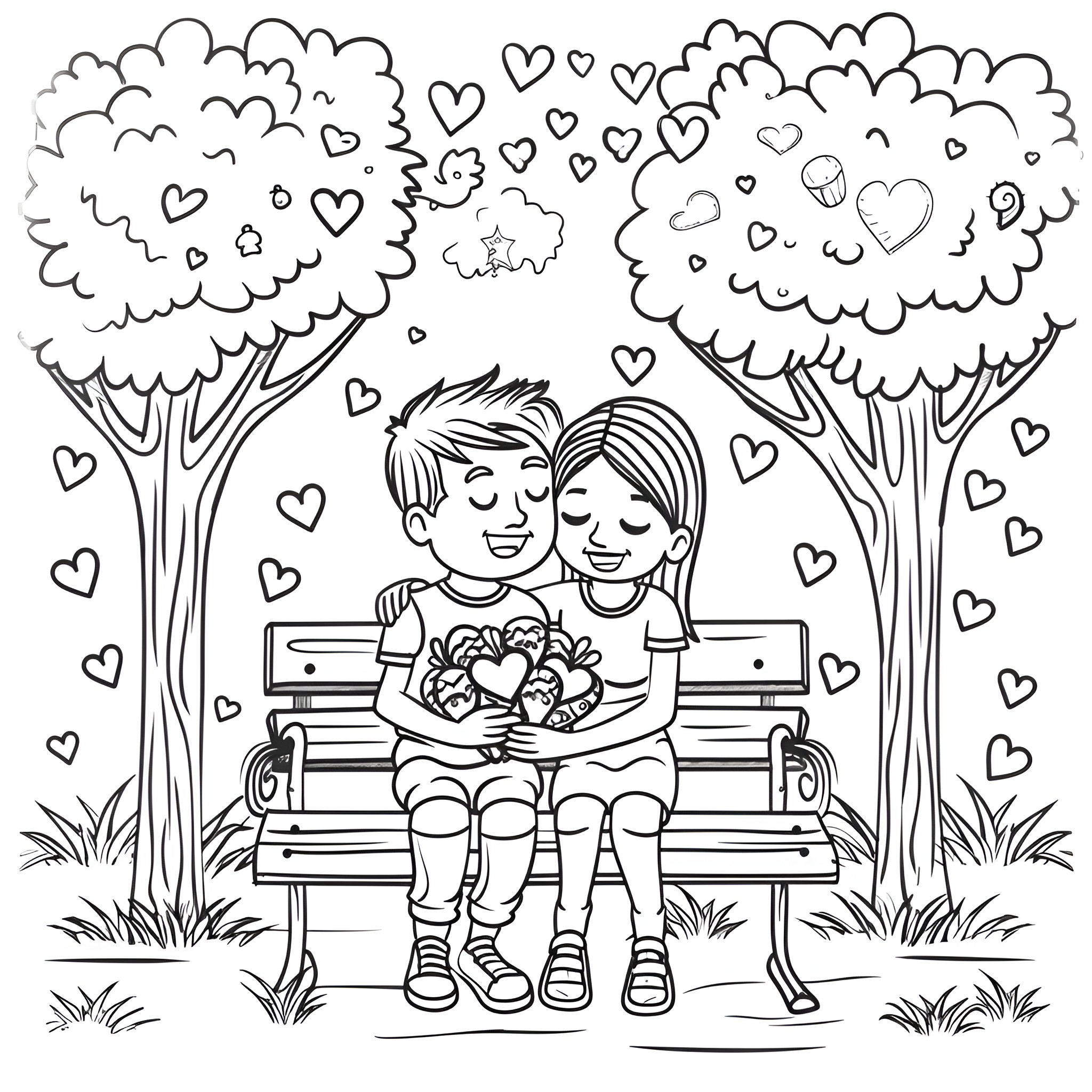 50 Best Valentine's Day Coloring Pages (Free Printable PDFs)