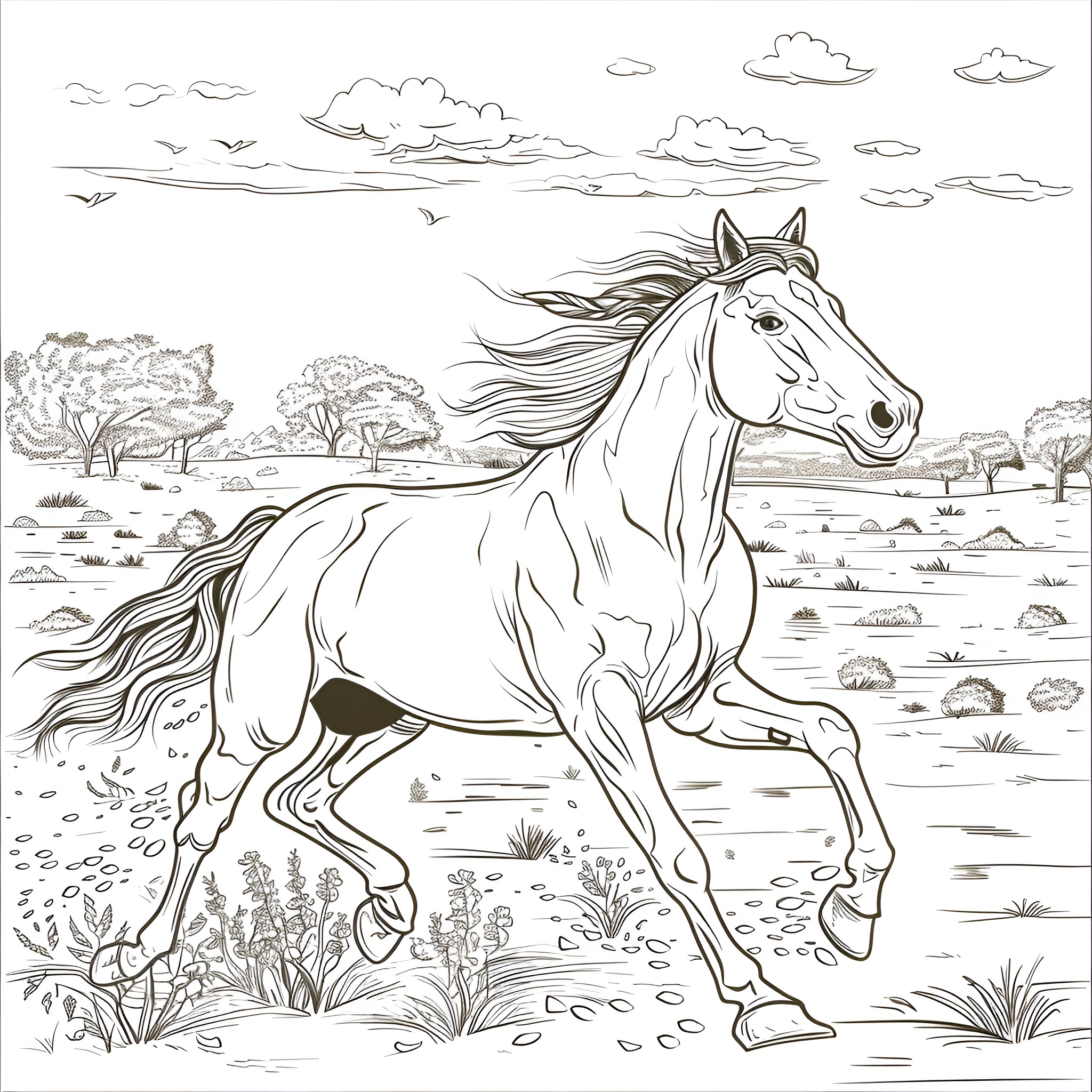 106 Best Horse Coloring Pages (Free Printable PDFs)