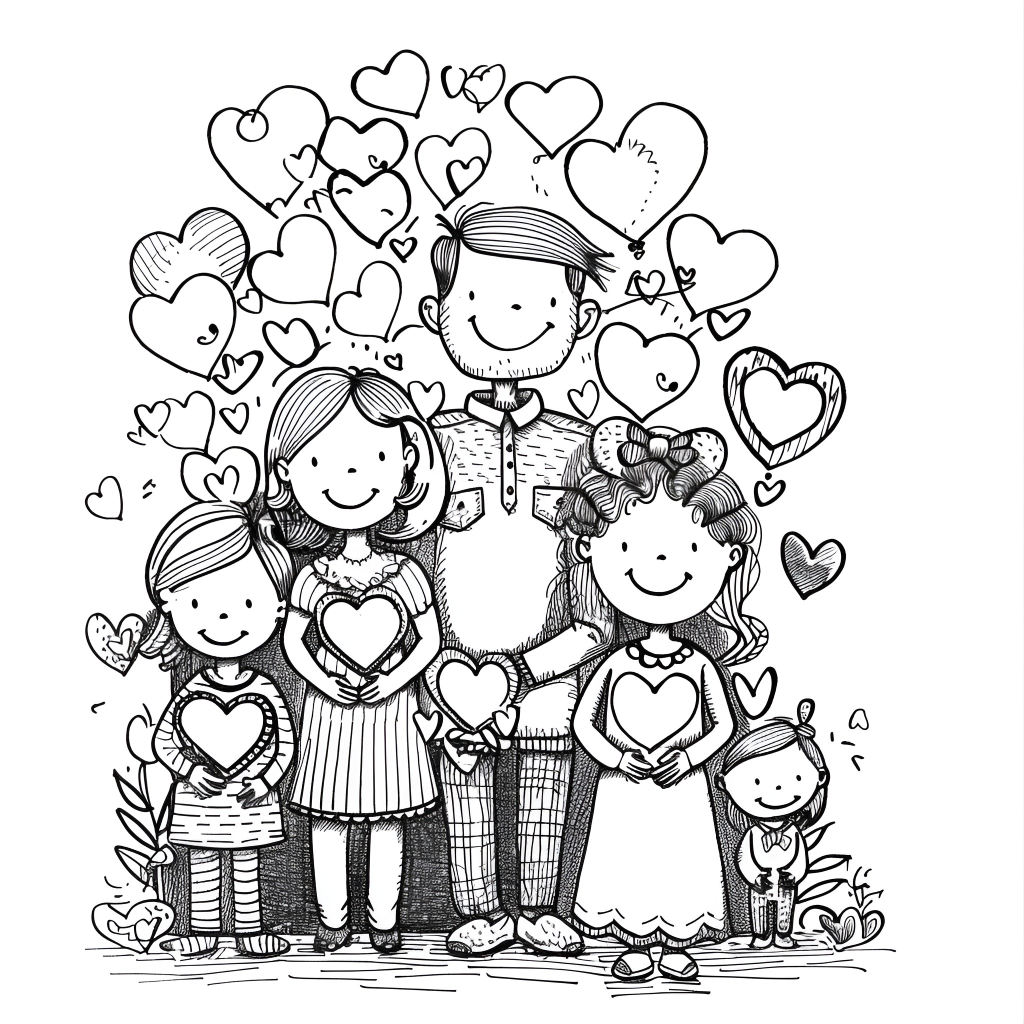50 Best Valentine's Day Coloring Pages (Free Printable PDFs)