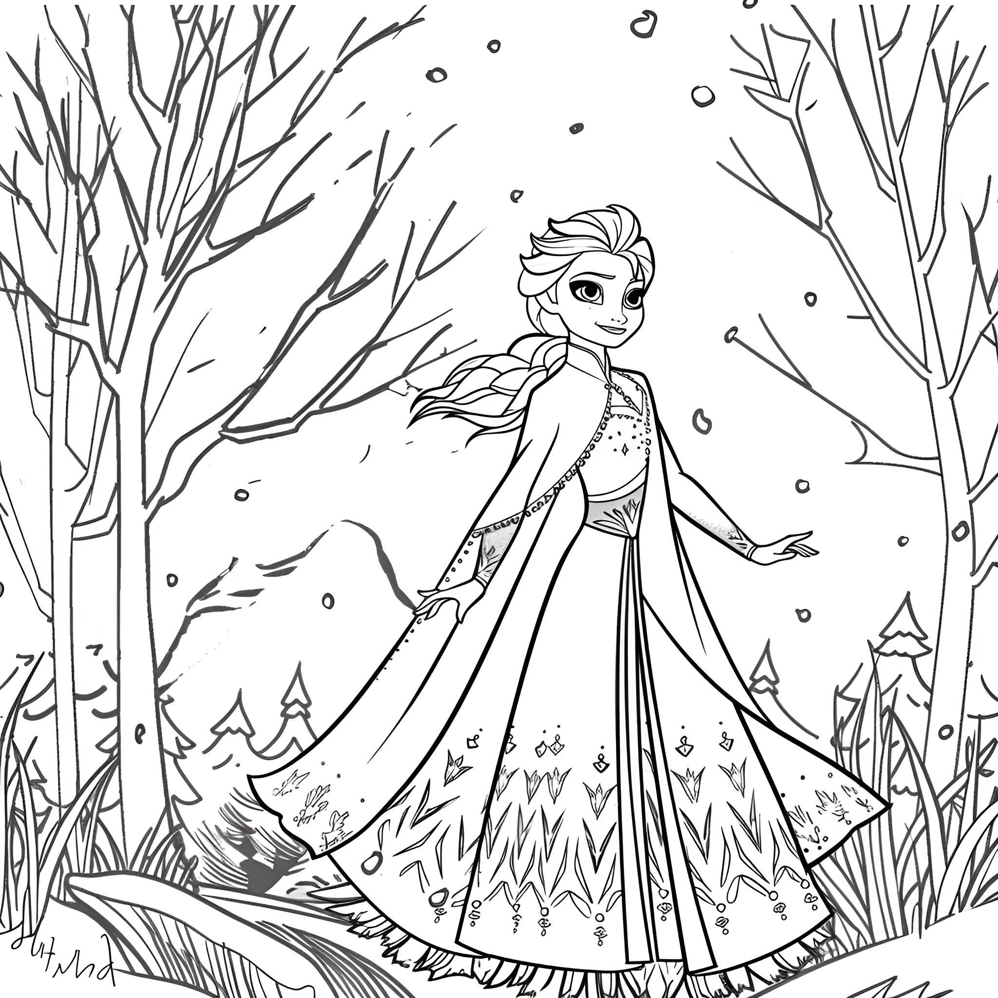 409 Best Elsa Coloring Pages (Free Printable PDFs)