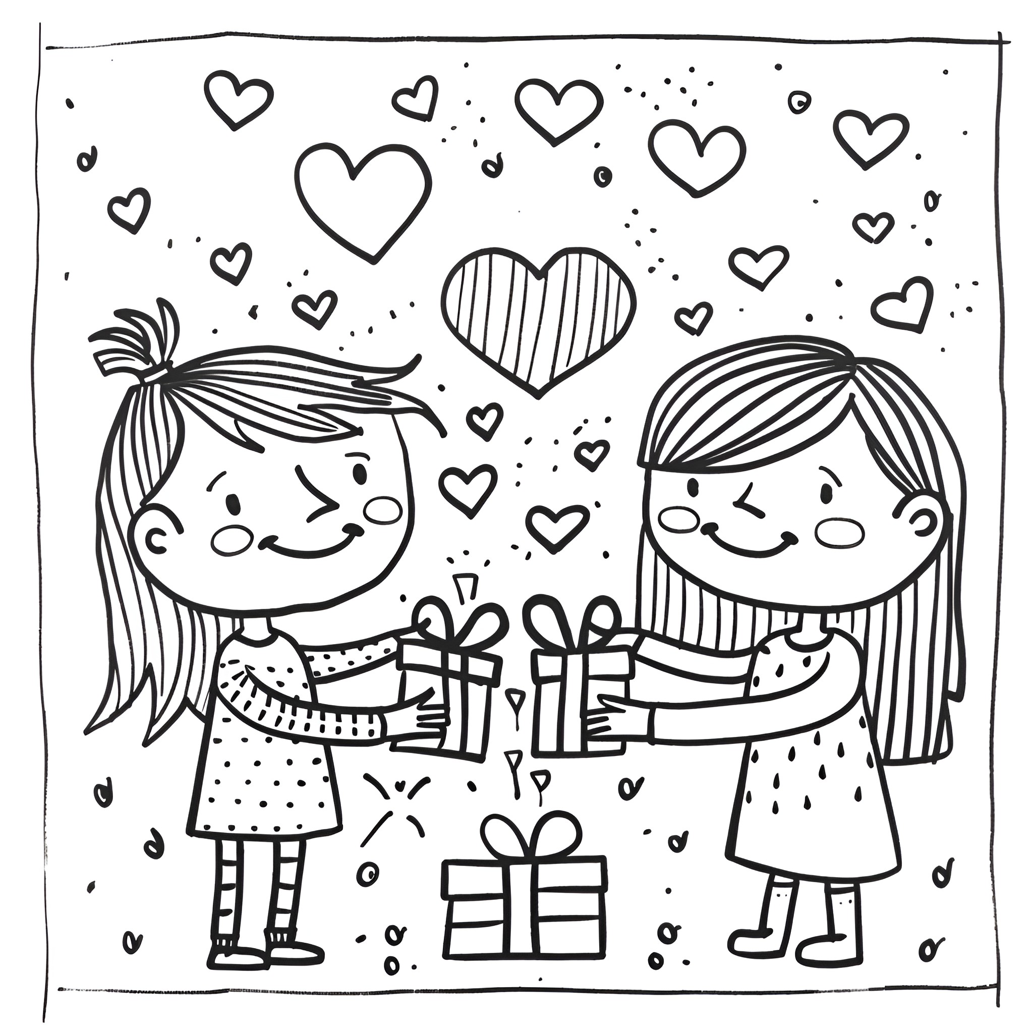 50 Best Valentine's Day Coloring Pages (Free Printable PDFs)