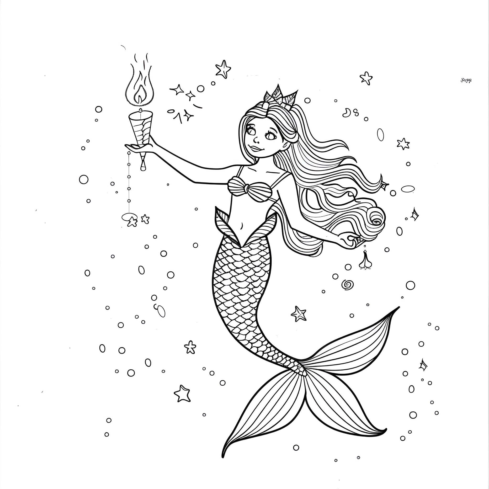 1079 Best Mermaid Coloring Pages (Free Printable PDFs)