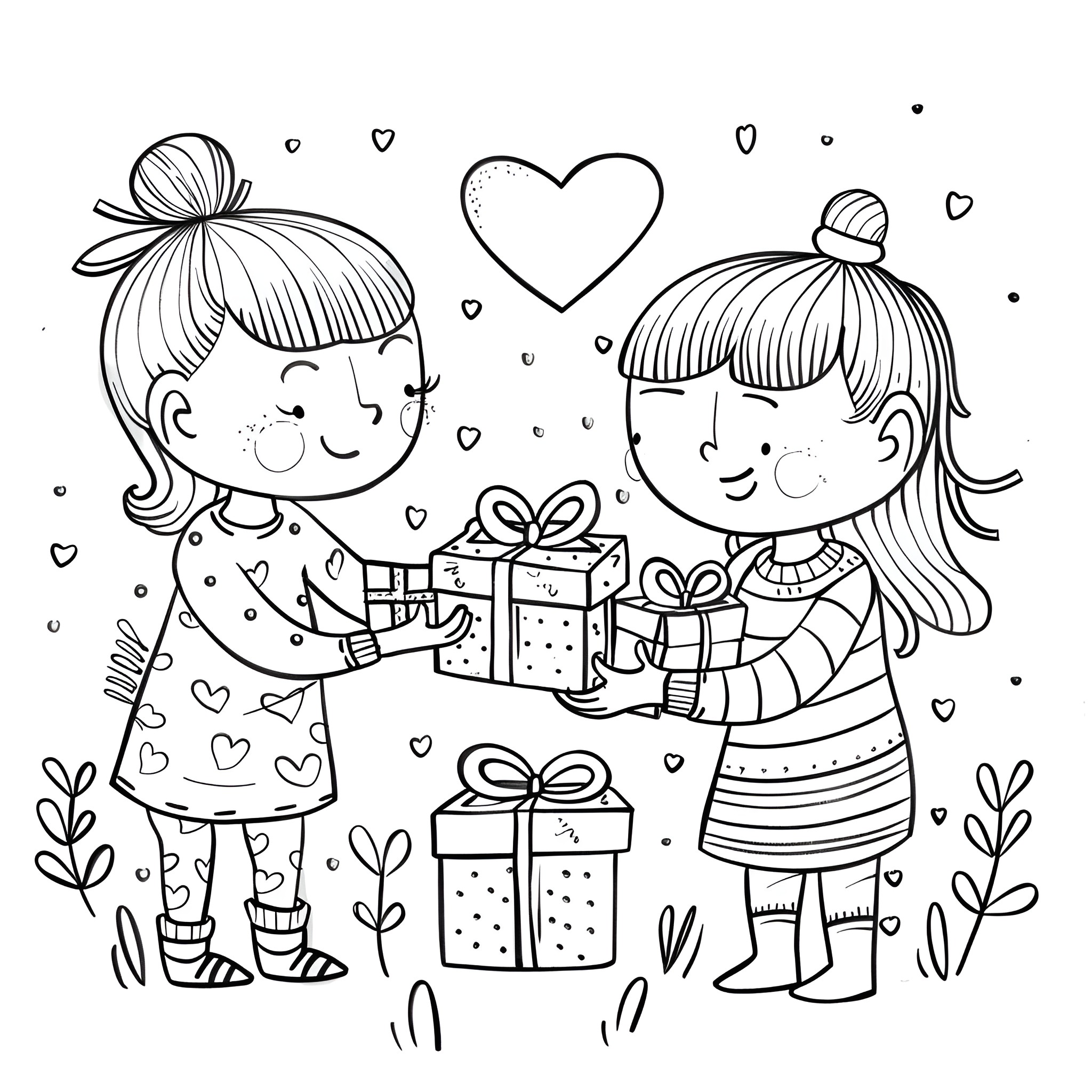 50 Best Valentine's Day Coloring Pages (Free Printable PDFs)