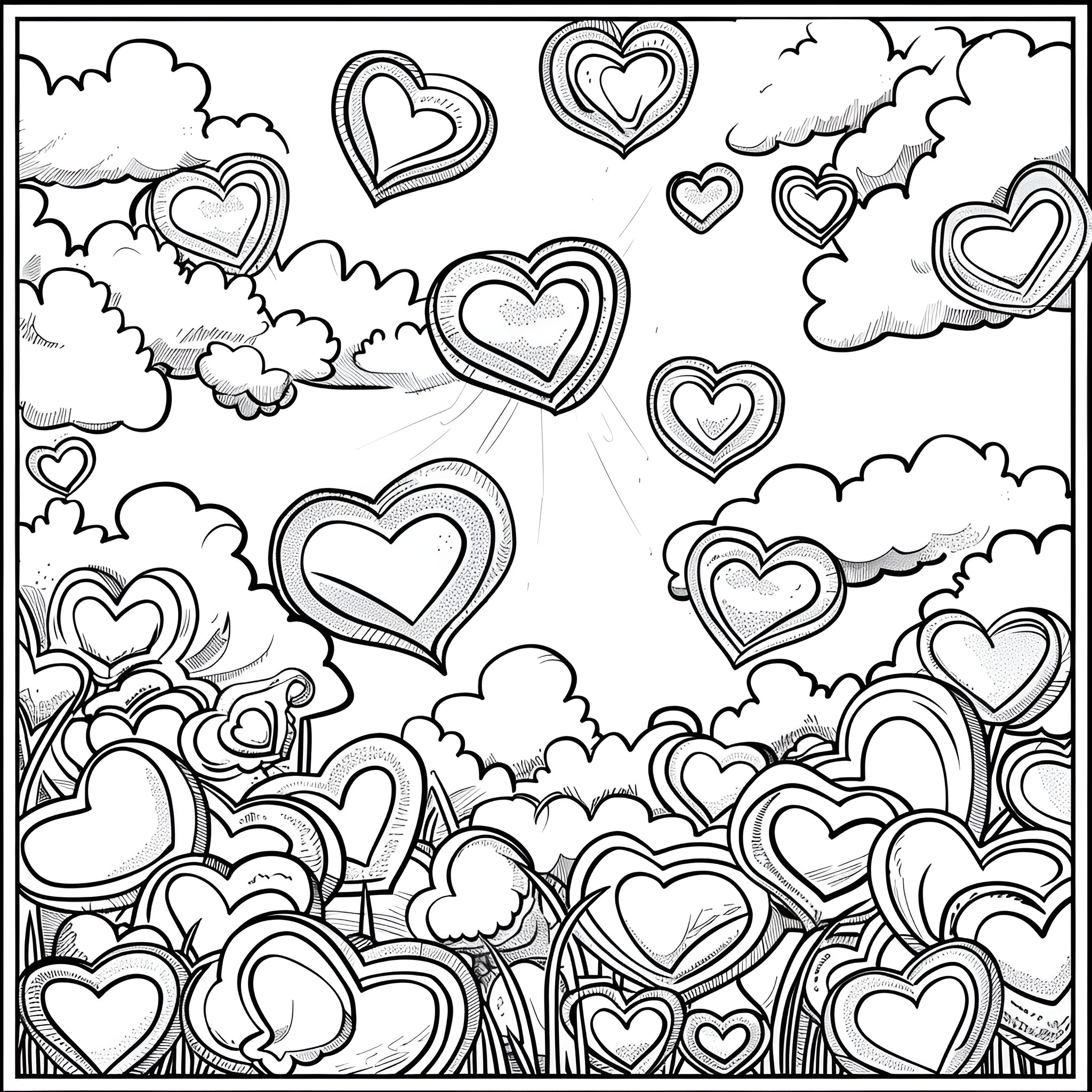 50 Best Valentine's Day Coloring Pages (Free Printable PDFs)