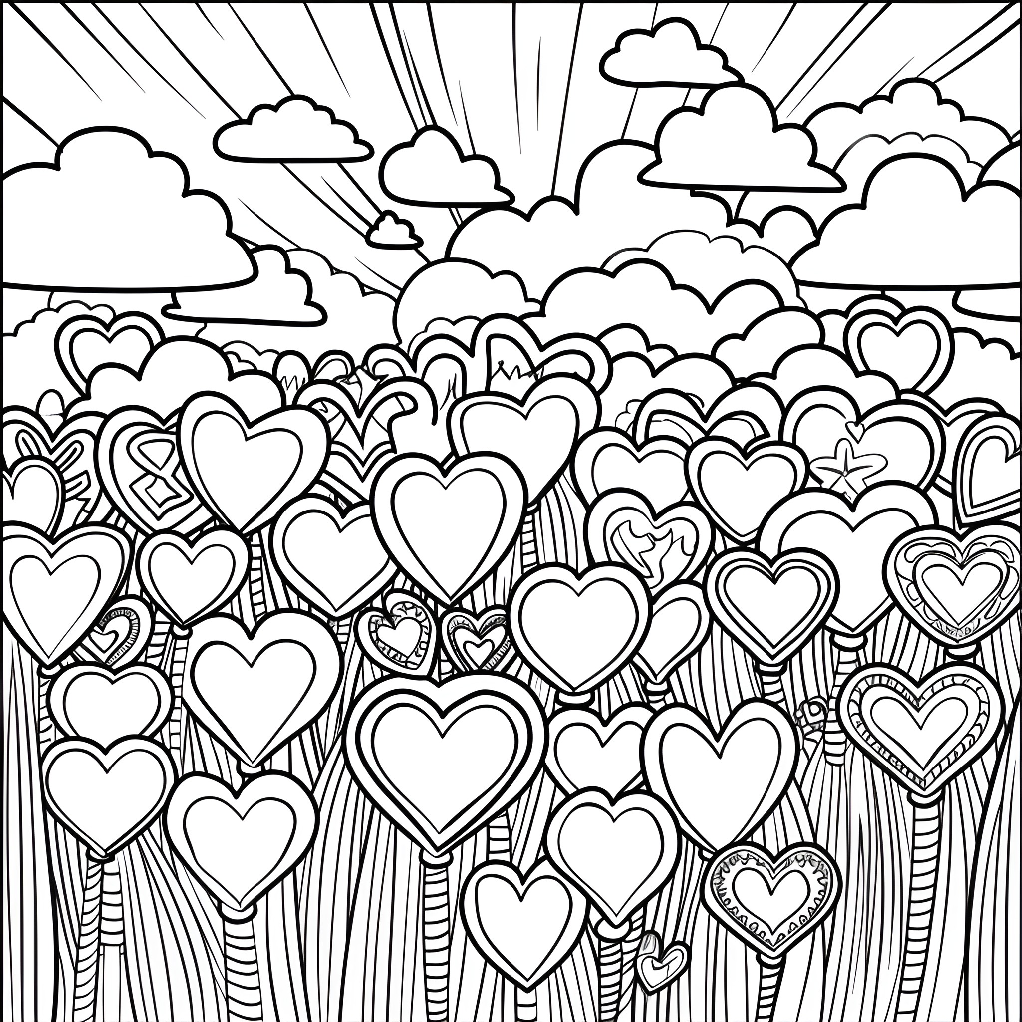 50 Best Valentine's Day Coloring Pages (Free Printable PDFs)