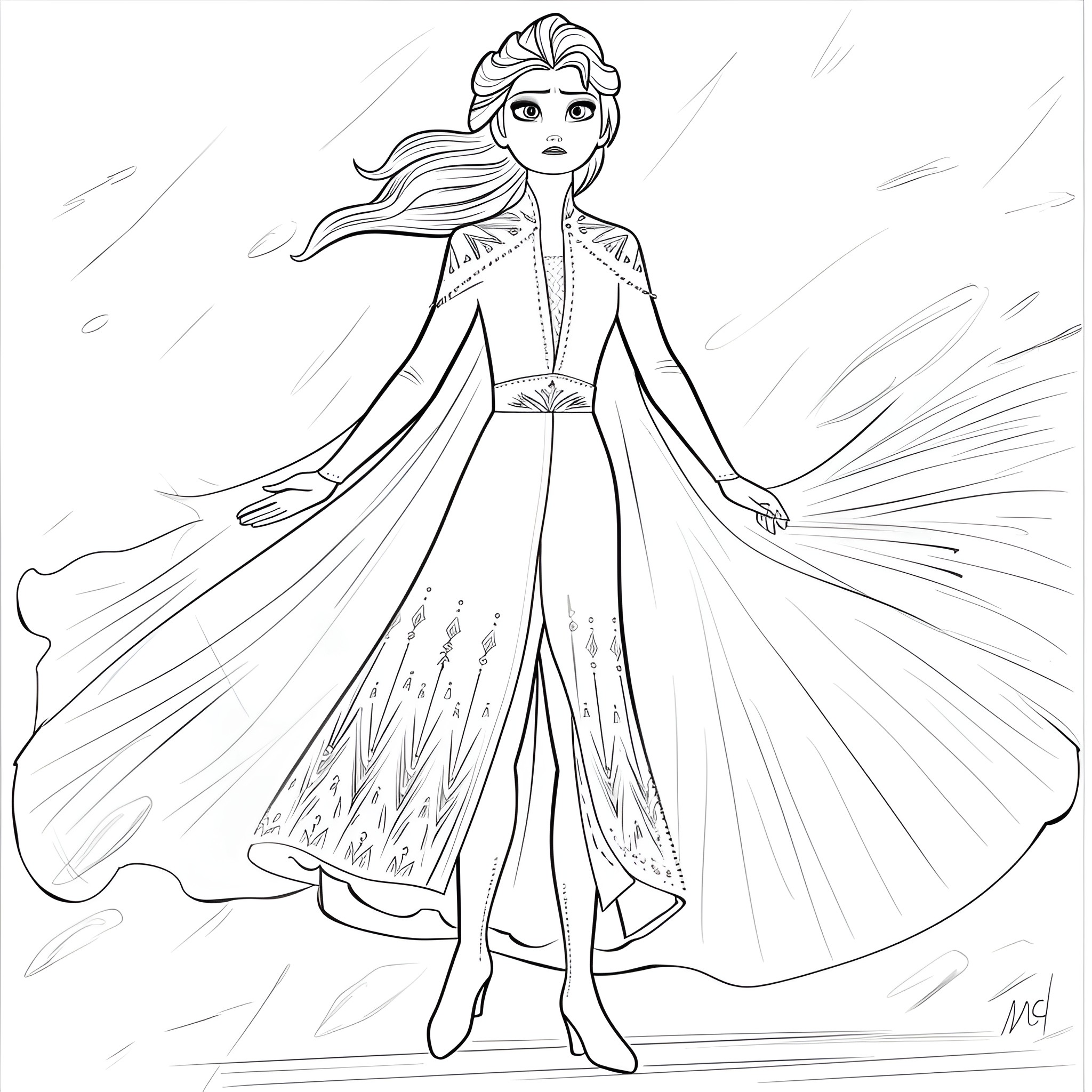 409 Best Elsa Coloring Pages (Free Printable PDFs)